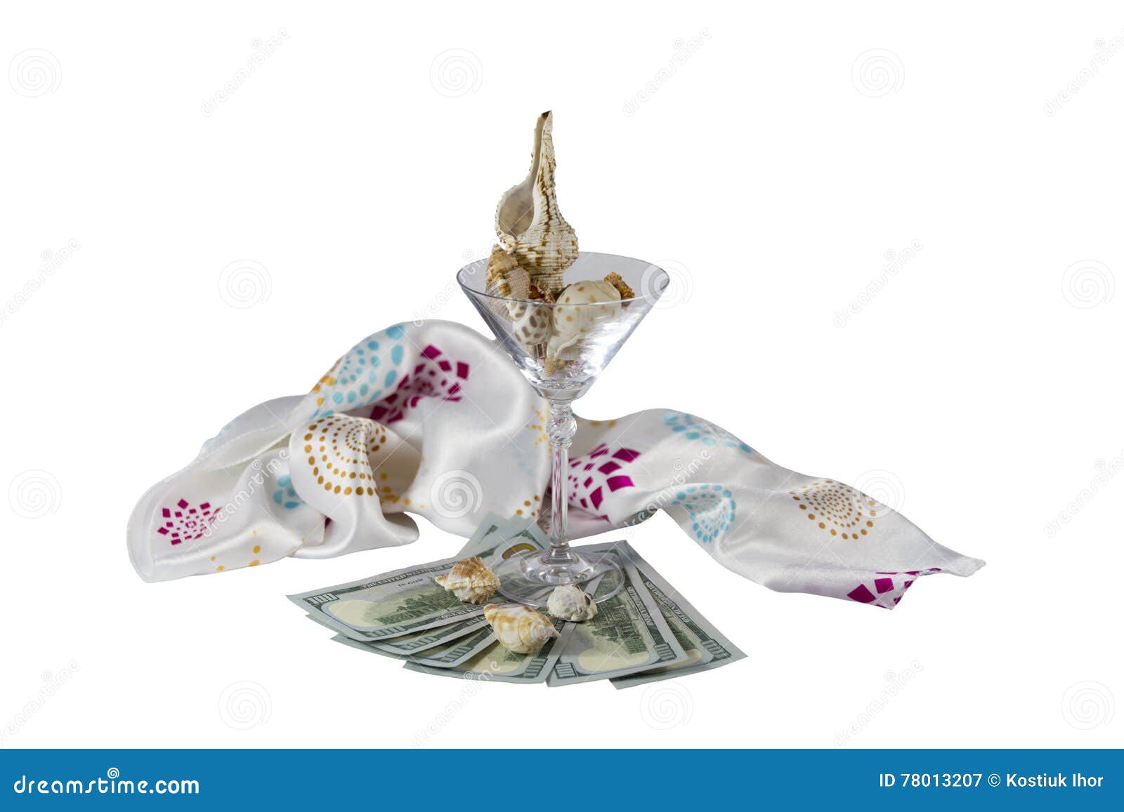 Dollar seashells glass stock image. Image of note, plane - 78013207