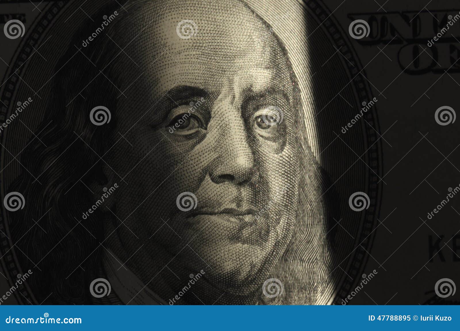 Dollar in Shadow As Symbol of Hidden Profits Stock Image - Image of ...