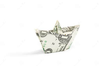 Dollar ship on white stock photo. Image of sign, transportation - 14158048