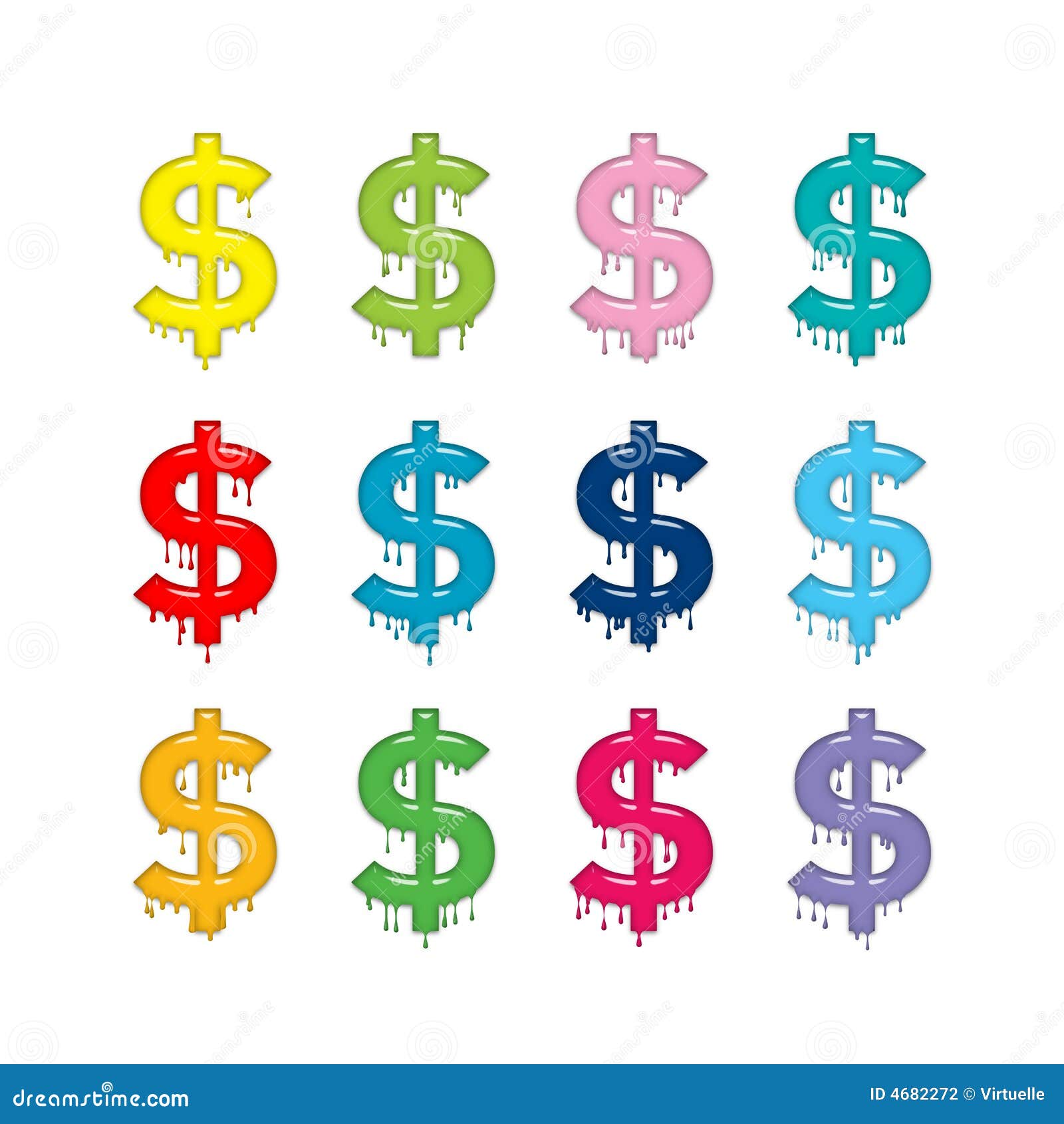Dollar sign stock illustration. Illustration of economic - 4682272