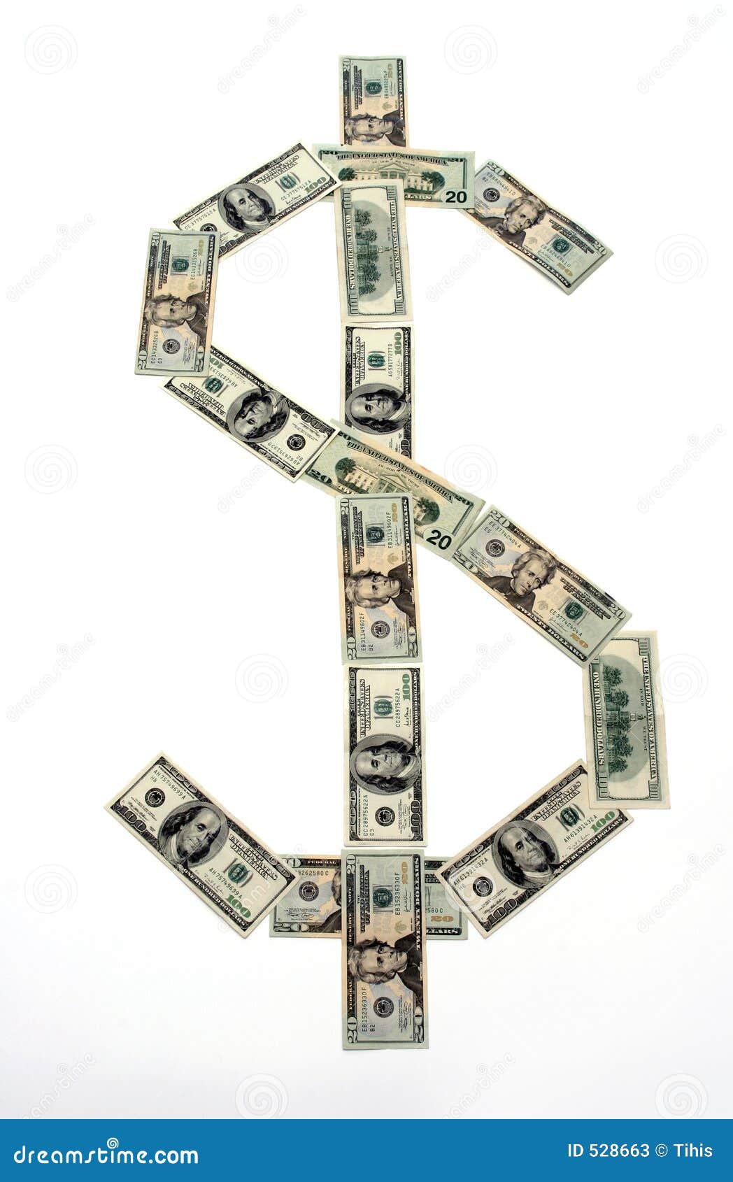 Dollar sign stock image. Image of sign, prosperity, notes - 528663