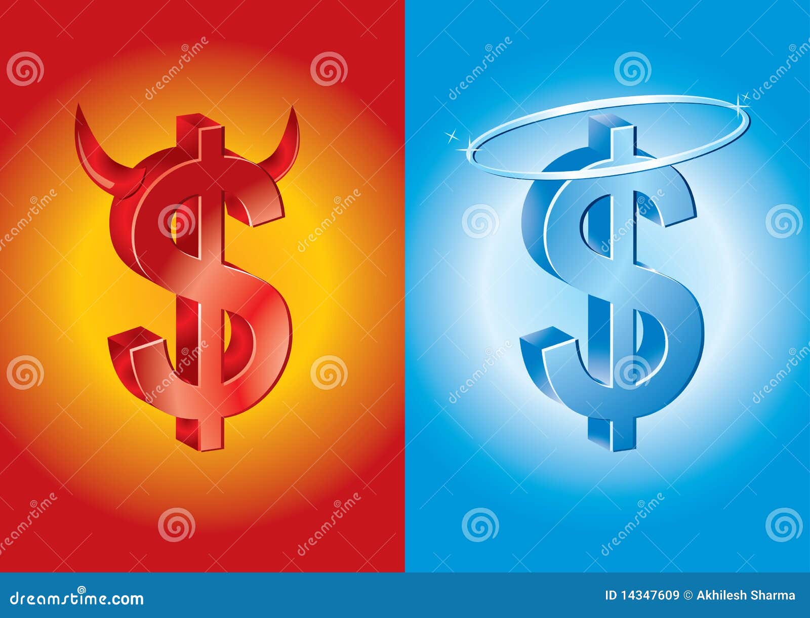 Satan Symbol Dollar