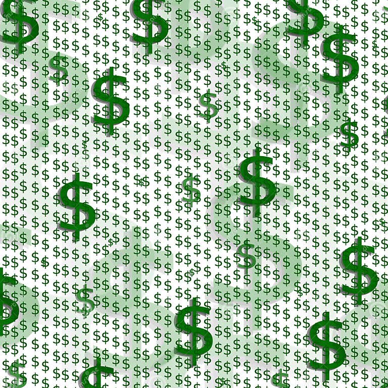Dollar Sign Background stock illustration. Illustration of credit ...