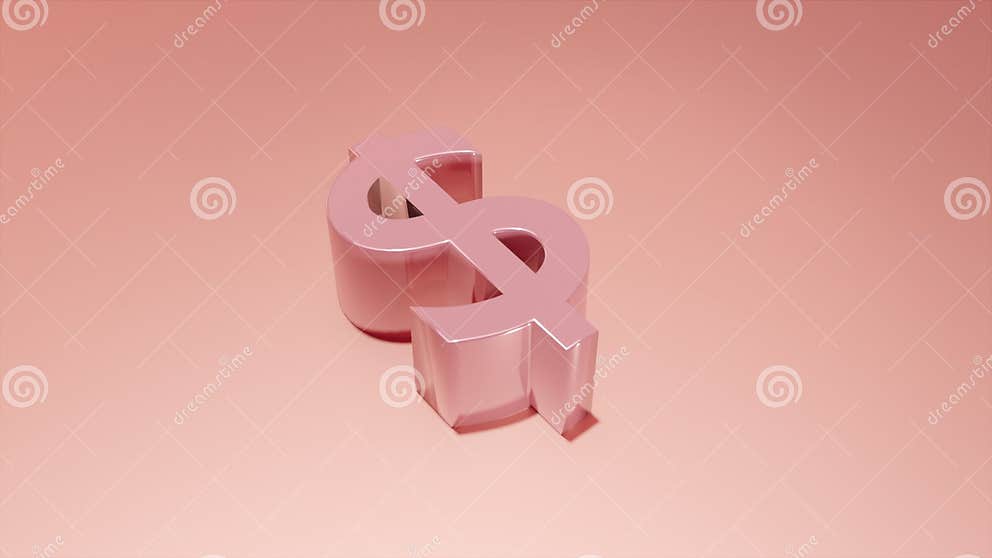 Cream dollar sign stock illustration. Illustration of light - 272975146