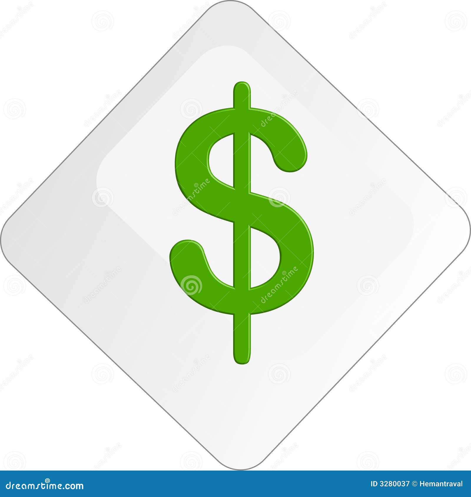 Dollar Sign Icon Button stock illustration. Illustration of money - 3280037