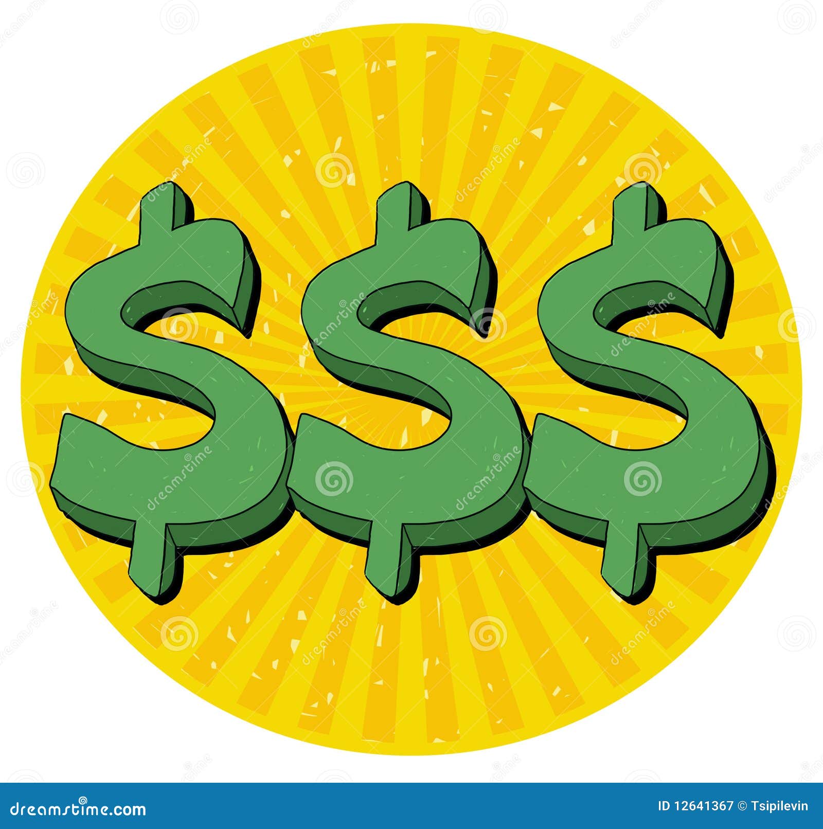 Cartoon Dollar Sign
