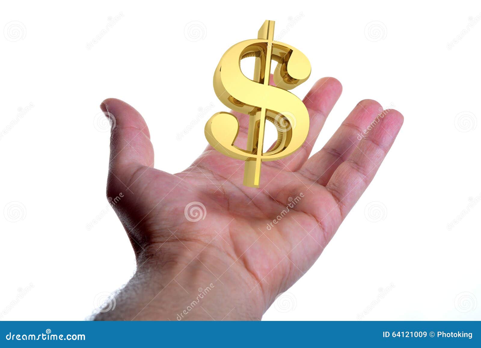 Dollar stock illustration. Illustration of loan, golden - 64121009