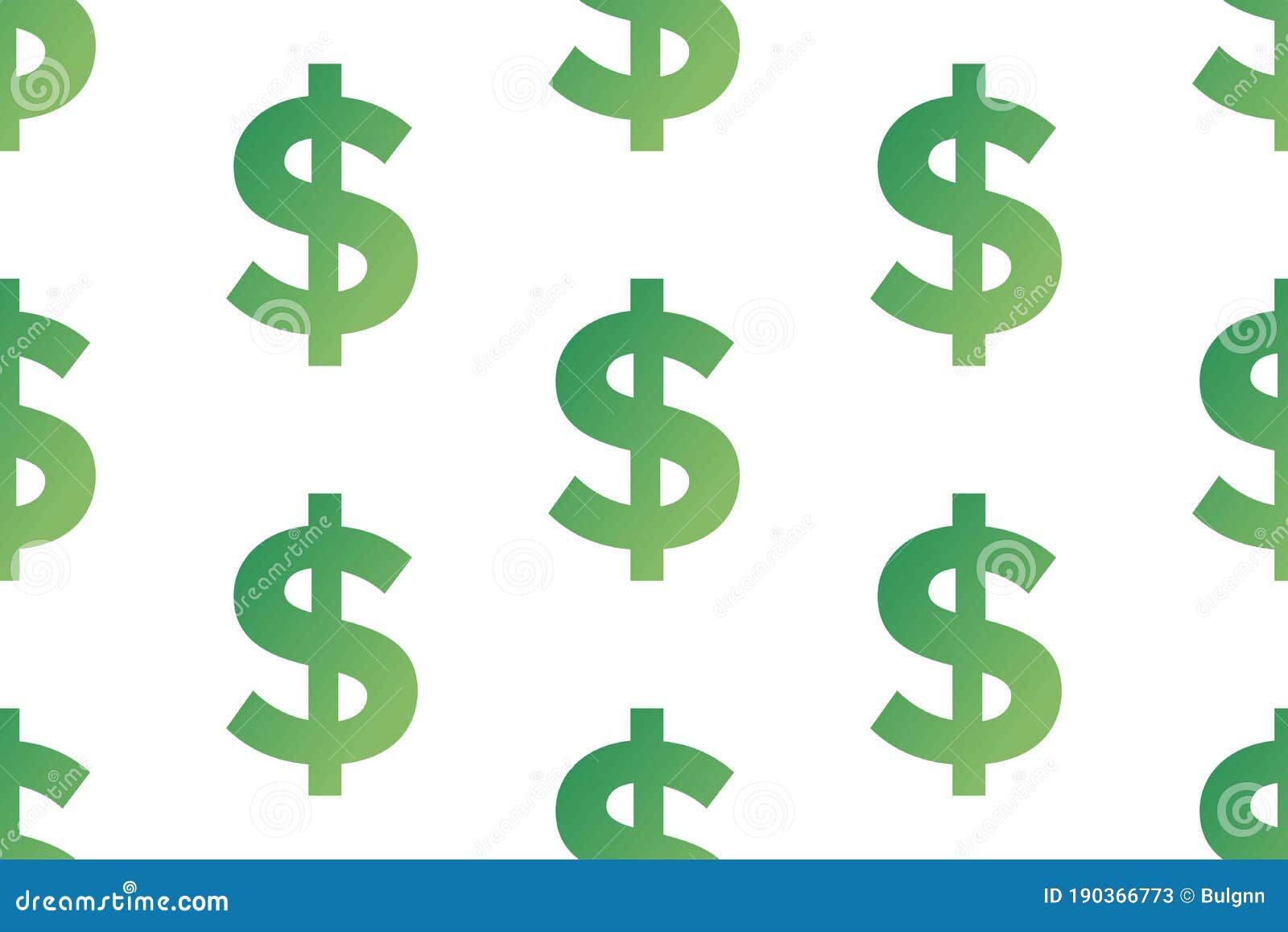 Dollar Sign Seamless Pattern Background. Template for Background ...