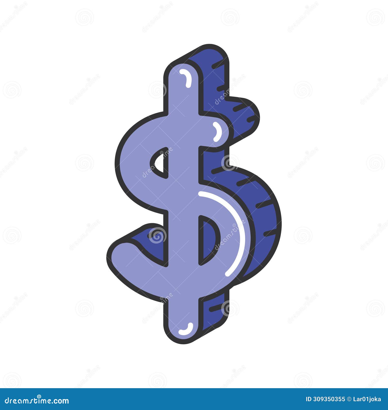Dollar Sign Sketch Icon Hand Draw Vector Stock Illustration ...