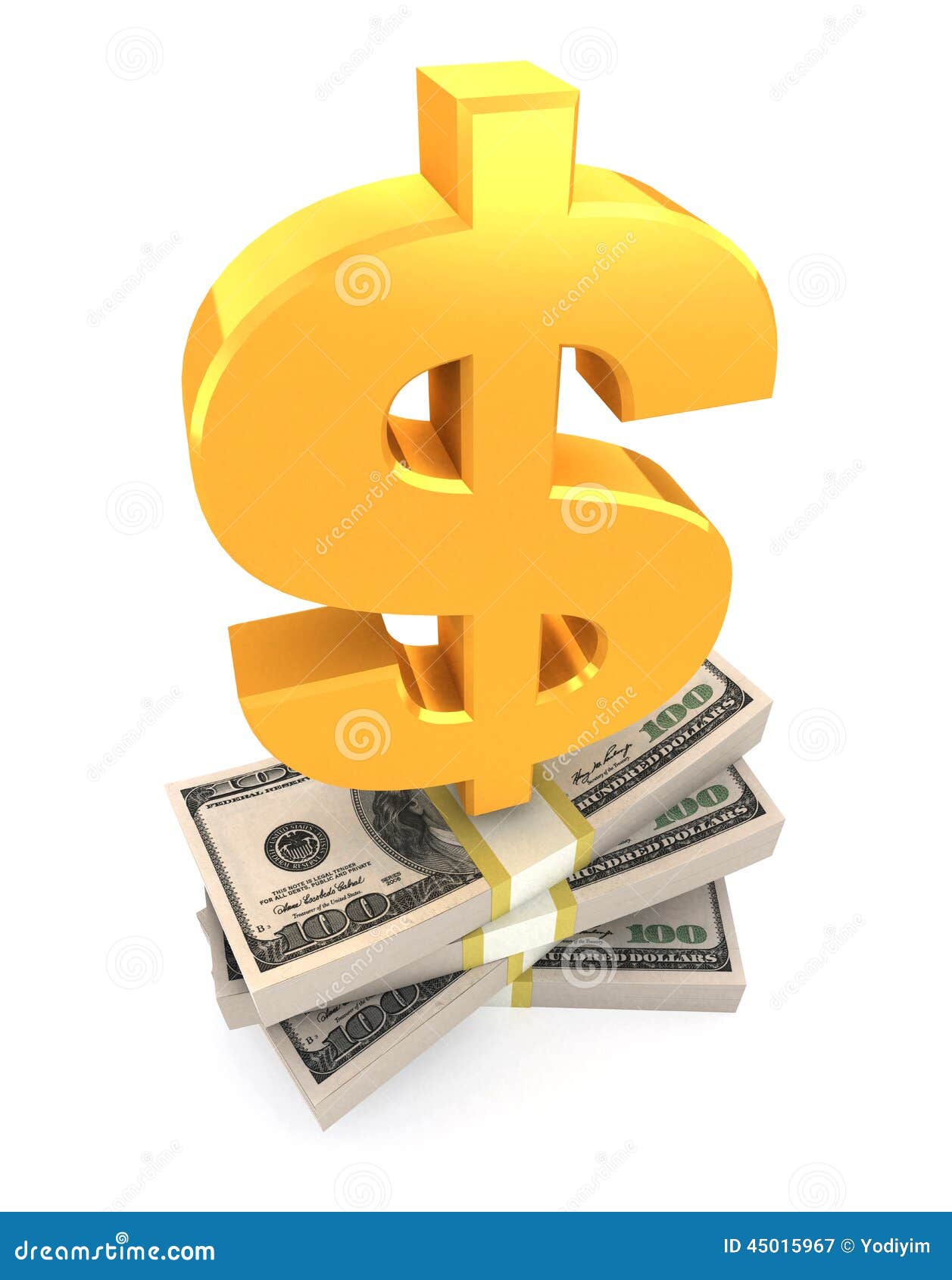 Dollar Sign - Childrens Alphabet Block. Stock Image | CartoonDealer.com ...