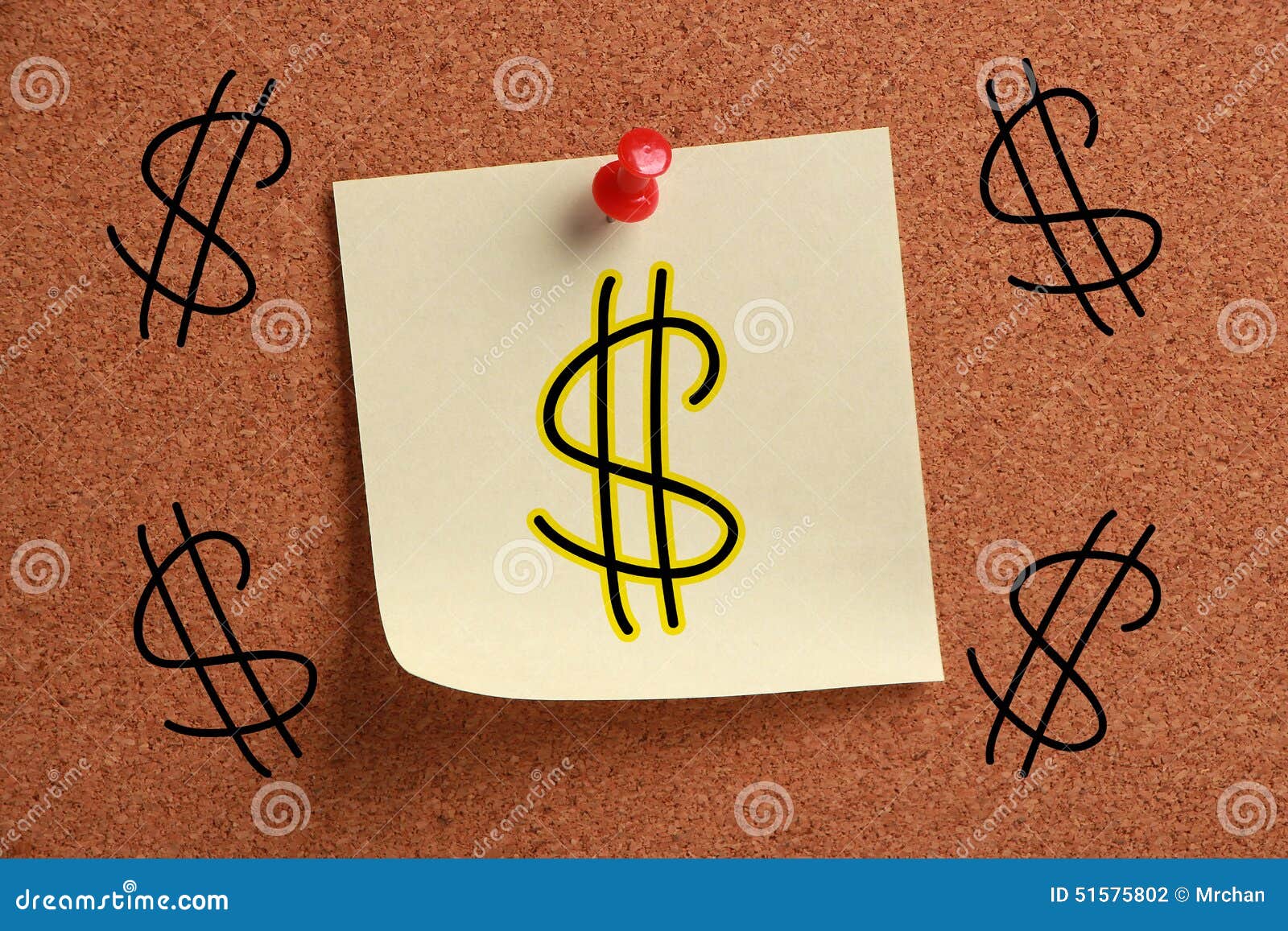 Dollar sign stock photo. Image of bill, debt, accounting - 51575802