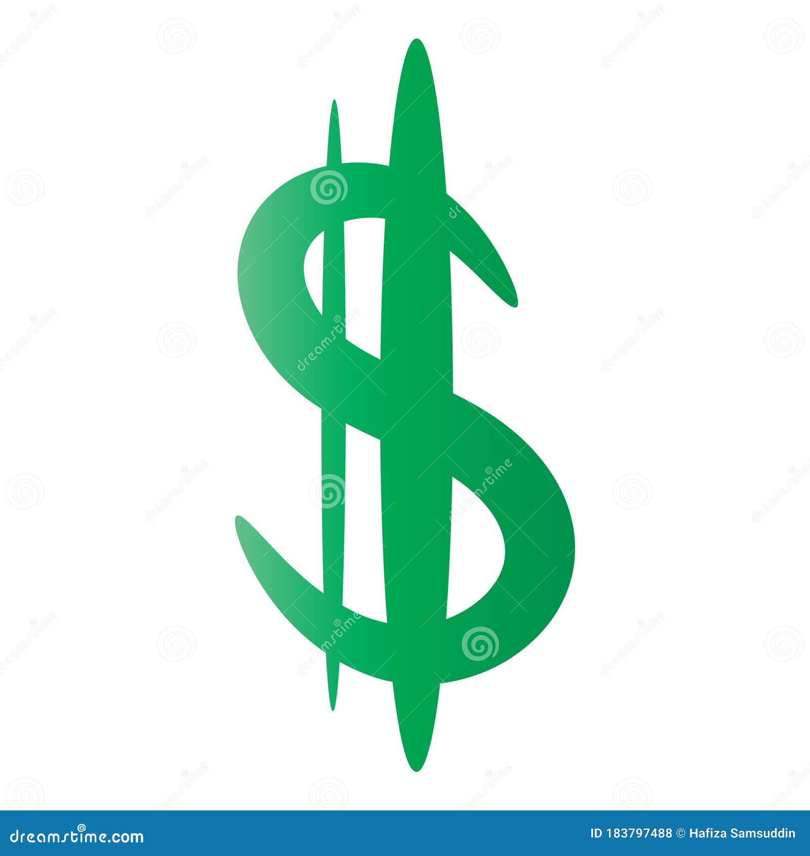 Dollar Sign. Vector Illustration Decorative Background Design Stock ...