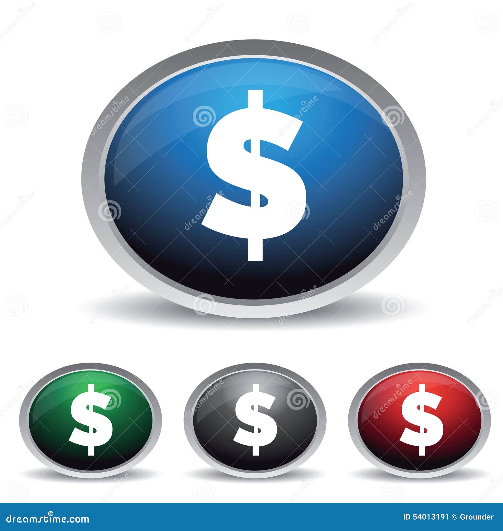 Dollar sign vector stock vector. Illustration of dollar - 54013191