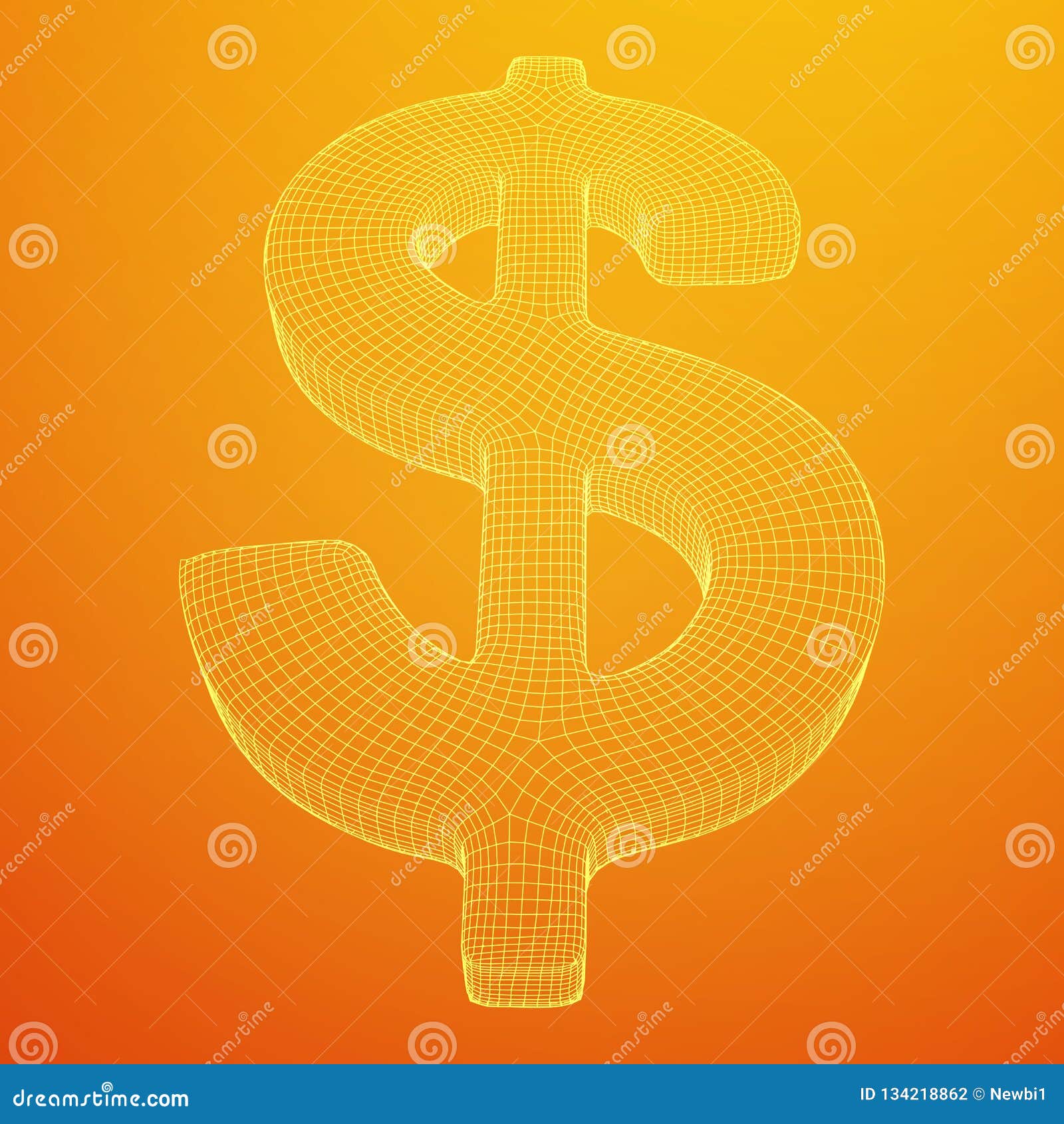 Dollar Sign Wireframe Vector Stock Vector - Illustration of plan, bars ...