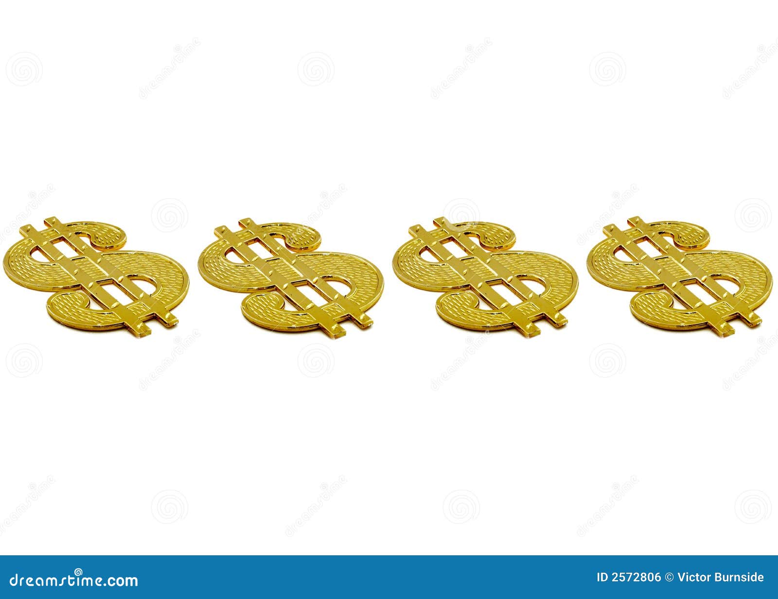 Dollar Signs stock photo. Image of symbol, signs, gold - 2572806