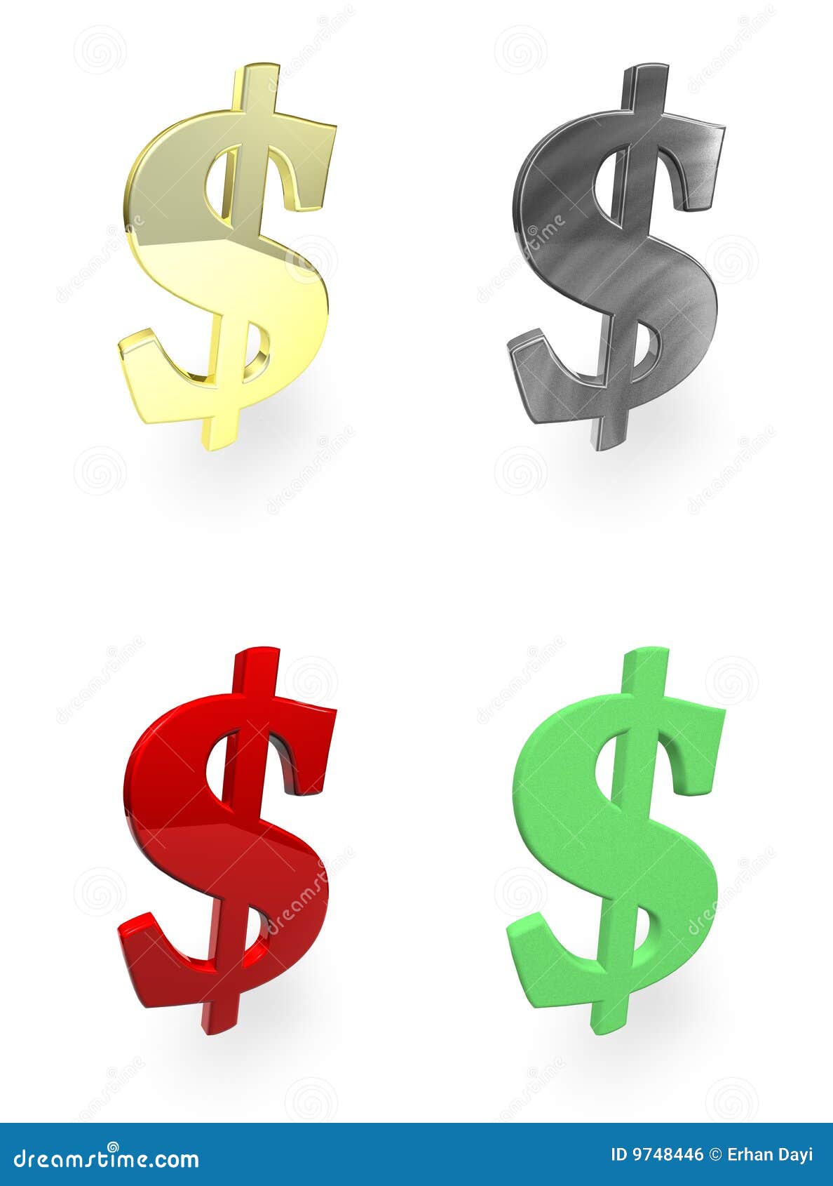 Dollar Signs stock illustration. Illustration of gold - 9748446