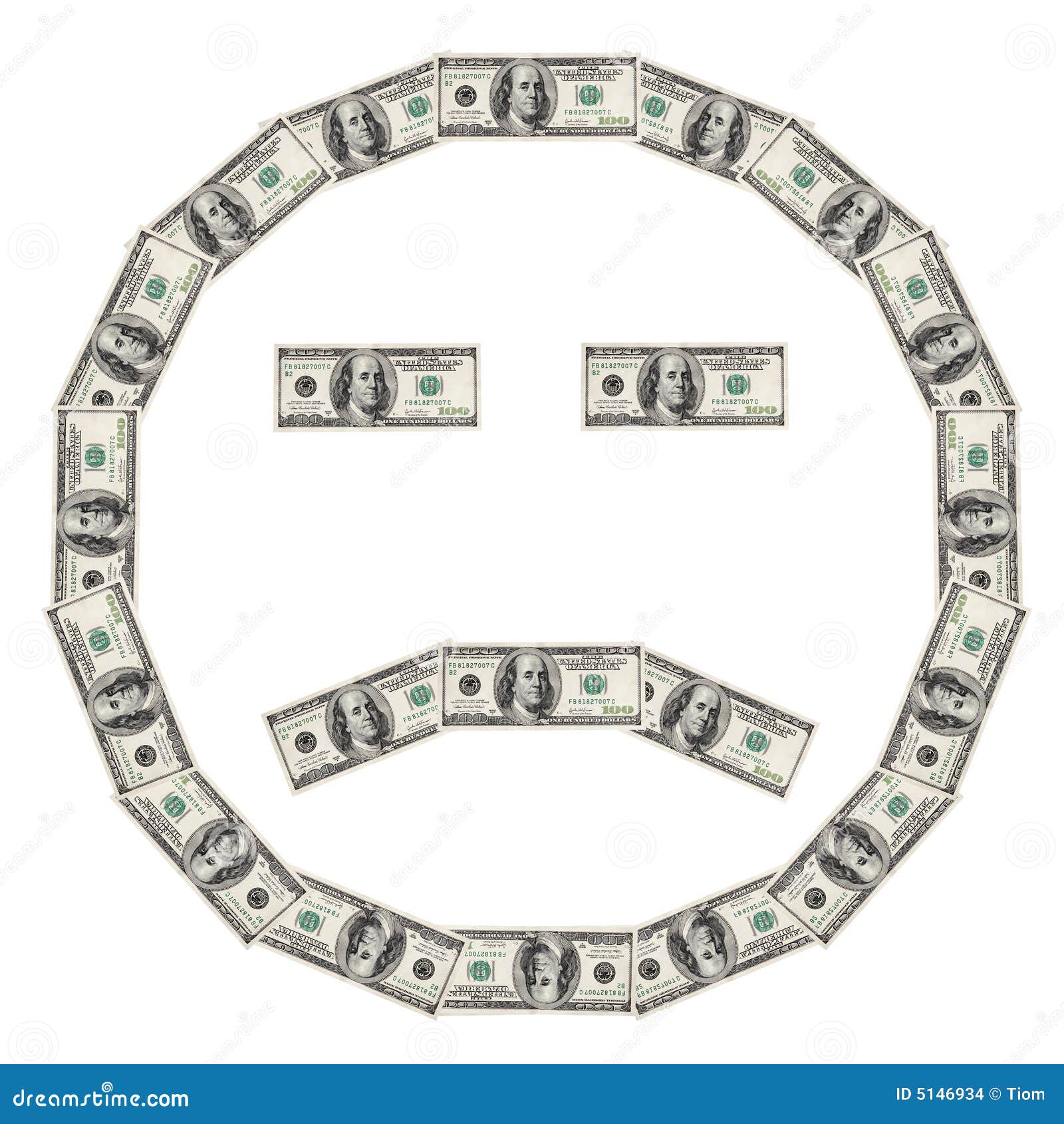 Dollar Smiley sad stock photo. Image of head, money, signs - 5146934