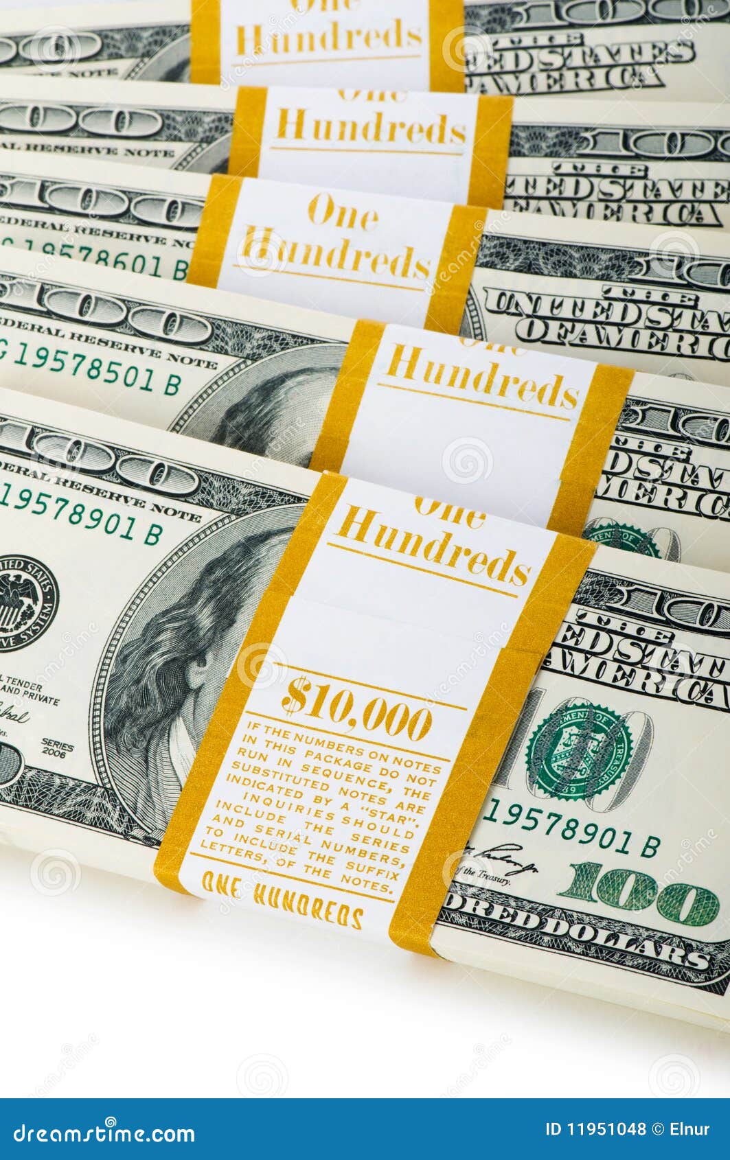 Dollar stacks stock photo. Image of cash, wealth, credit - 11951048