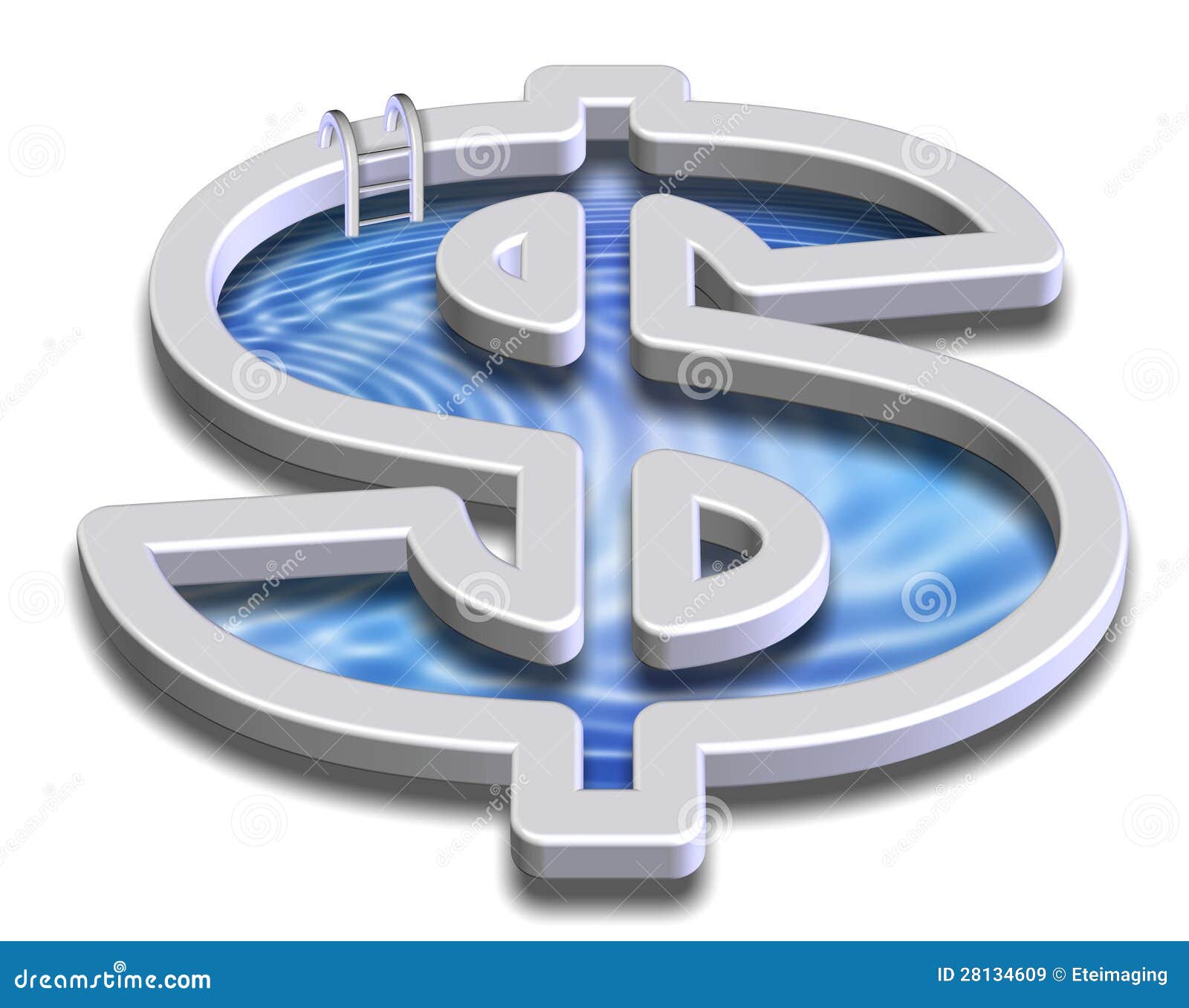 Dollar Swimming Pool Stock Illustrations – 138 Dollar Swimming Pool ...