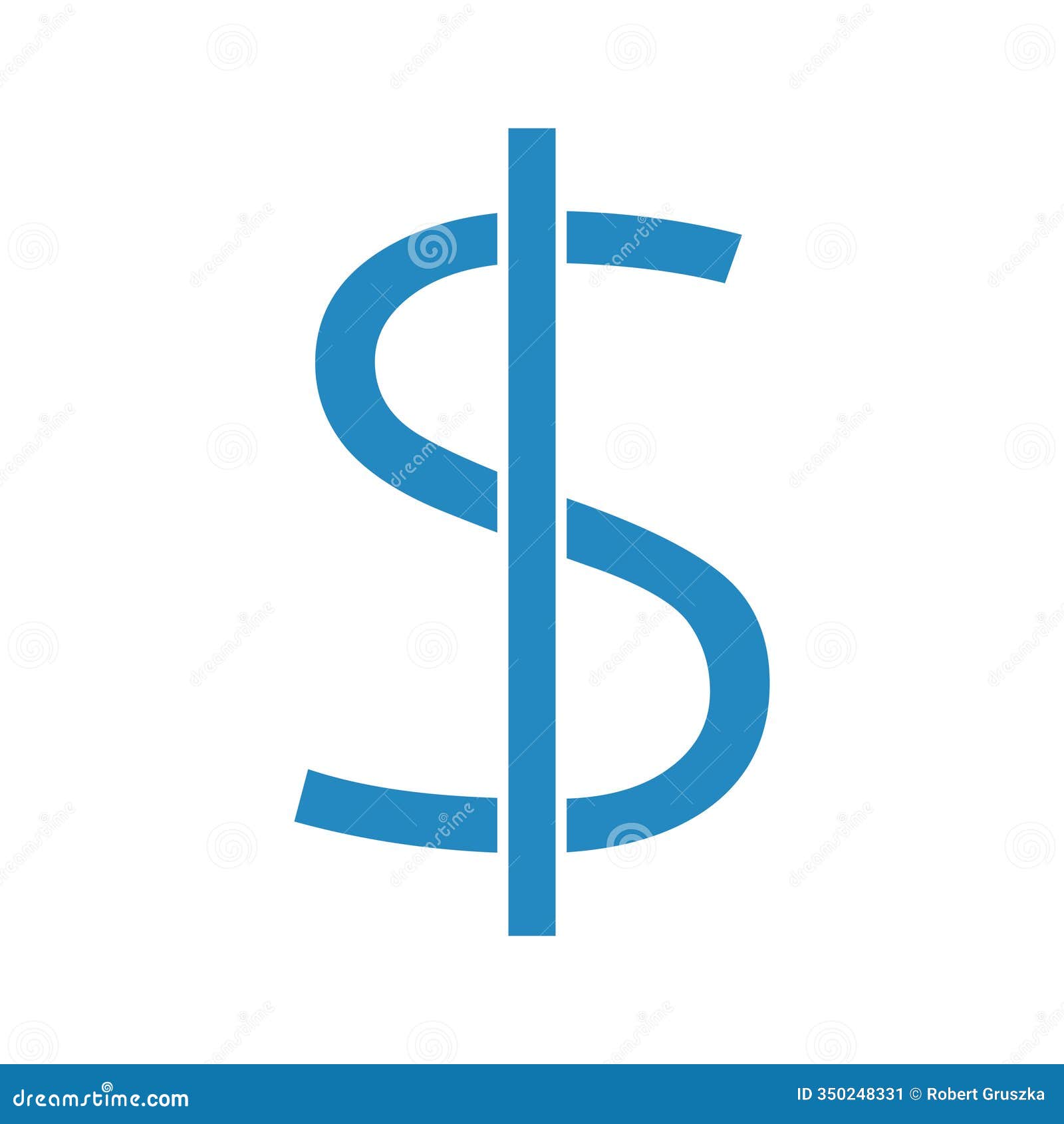 Dollar symbol stock illustration. Illustration of dollar - 350248331