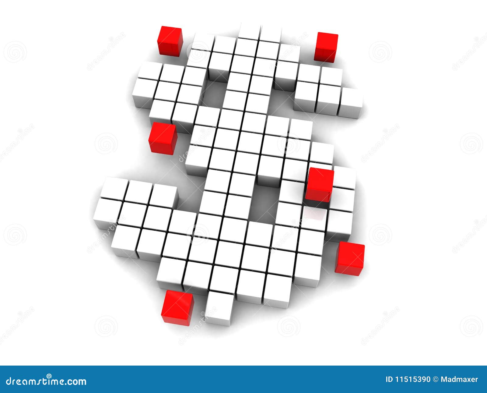 Dollar symbol construction stock illustration. Illustration of ...