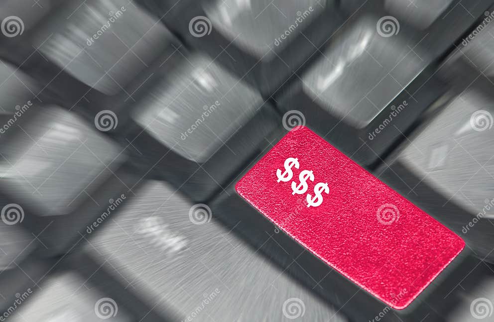 Dollar symbol keyboard stock photo. Image of computer - 61074512