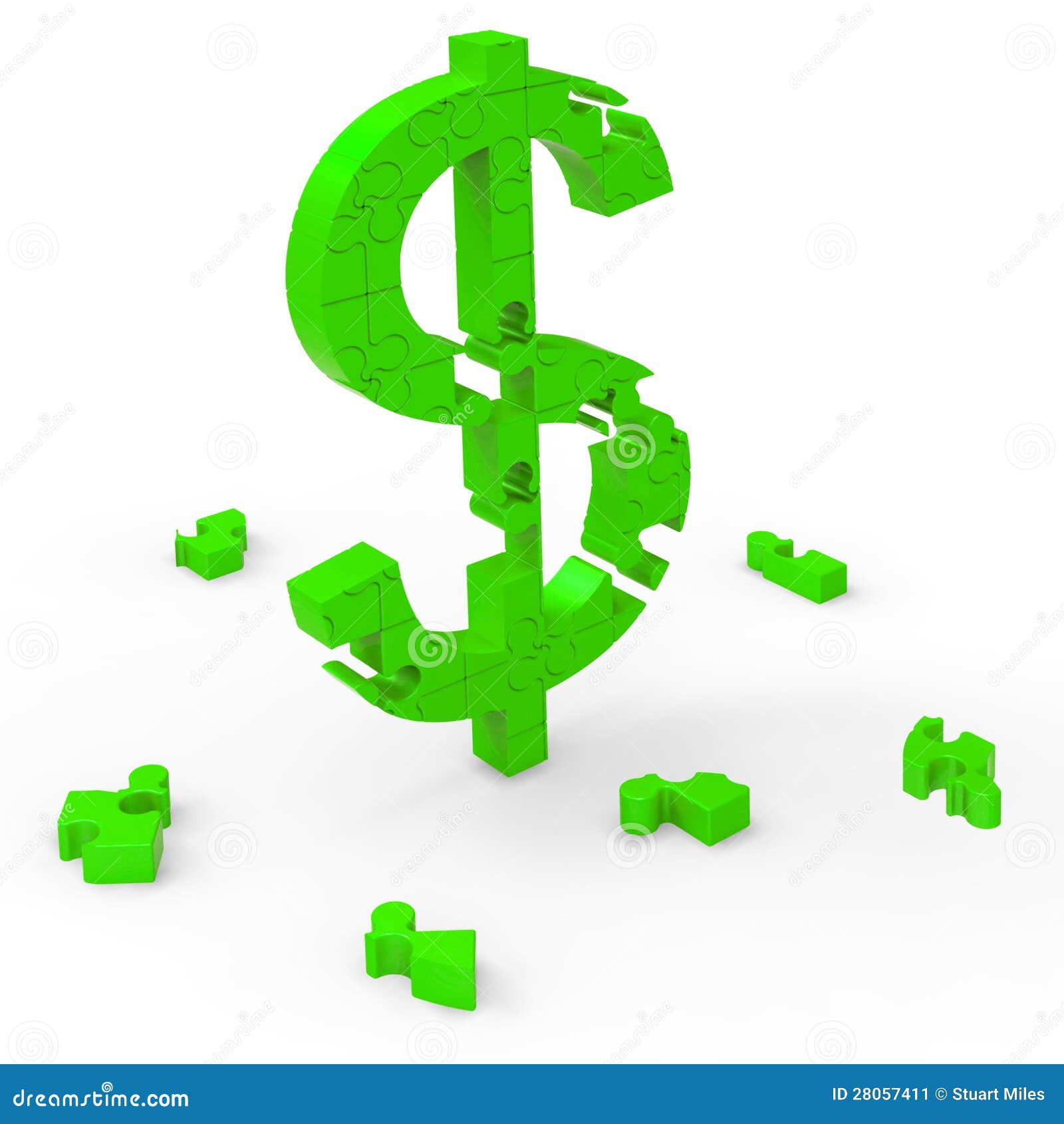 Dollar Symbol Means Currency Wealth and Banking Stock Illustration ...