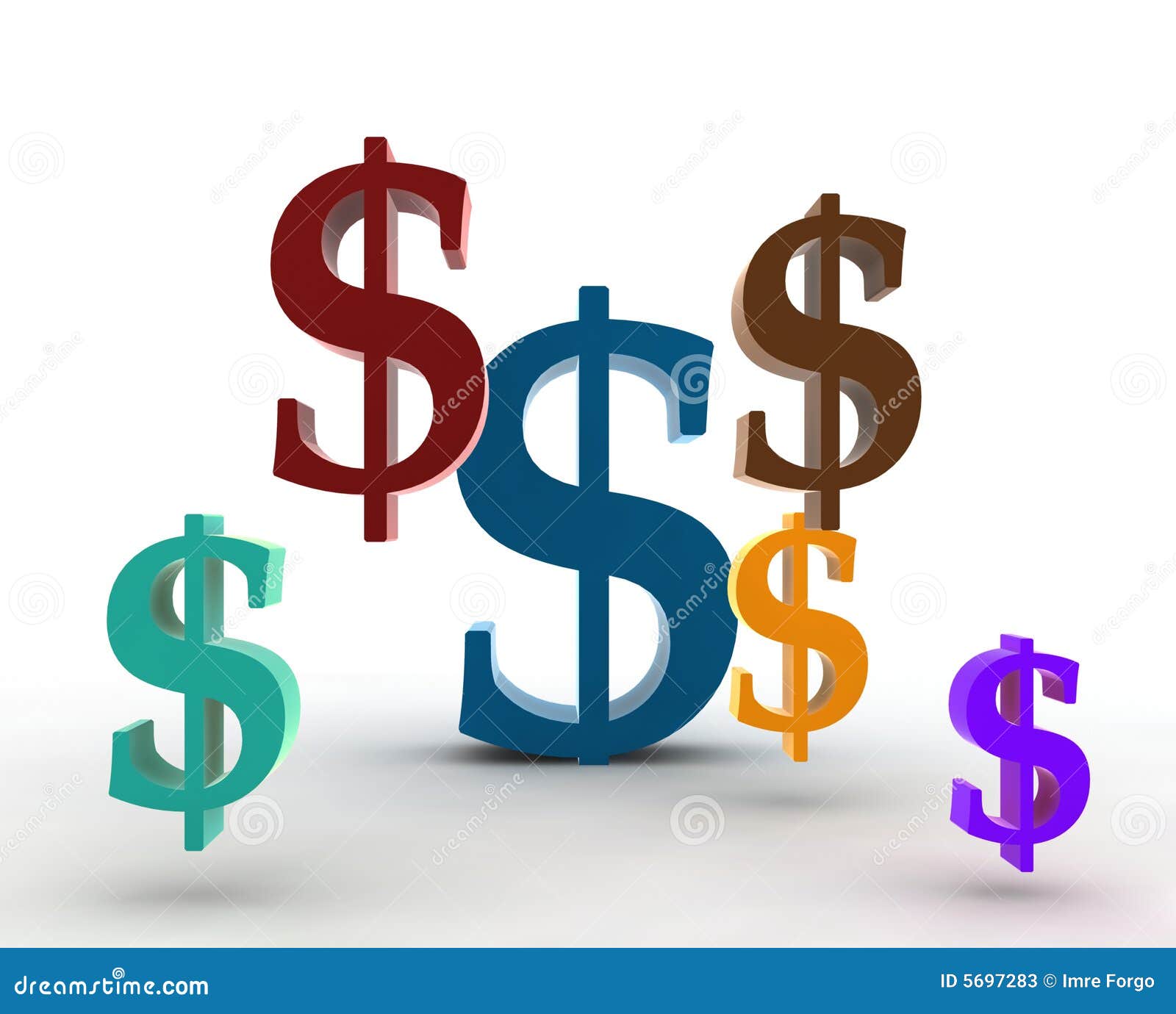 Dollar symbols stock illustration. Illustration of calculation - 5697283
