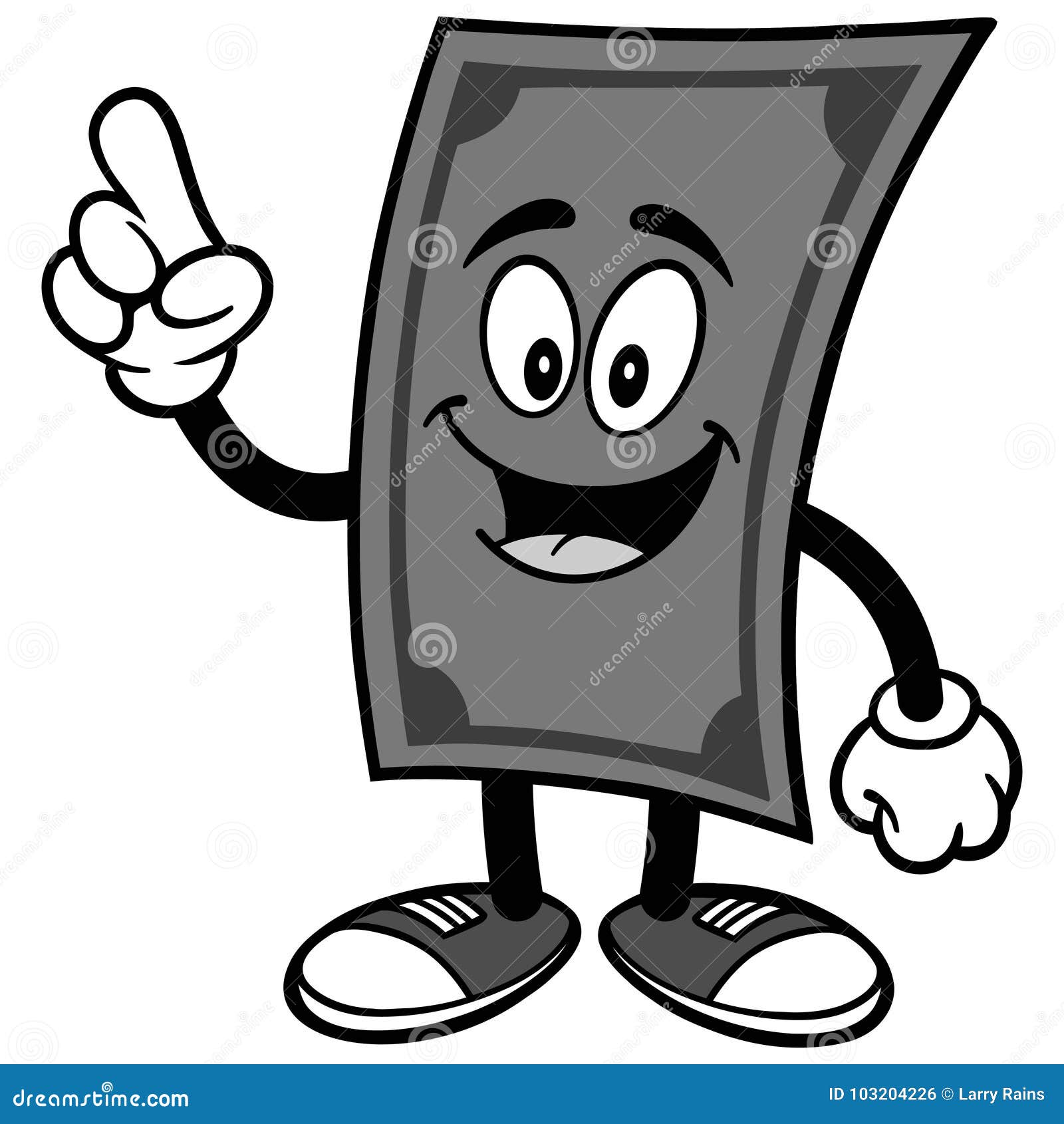 Dollar Talking Illustration Stock Vector - Illustration of talking ...