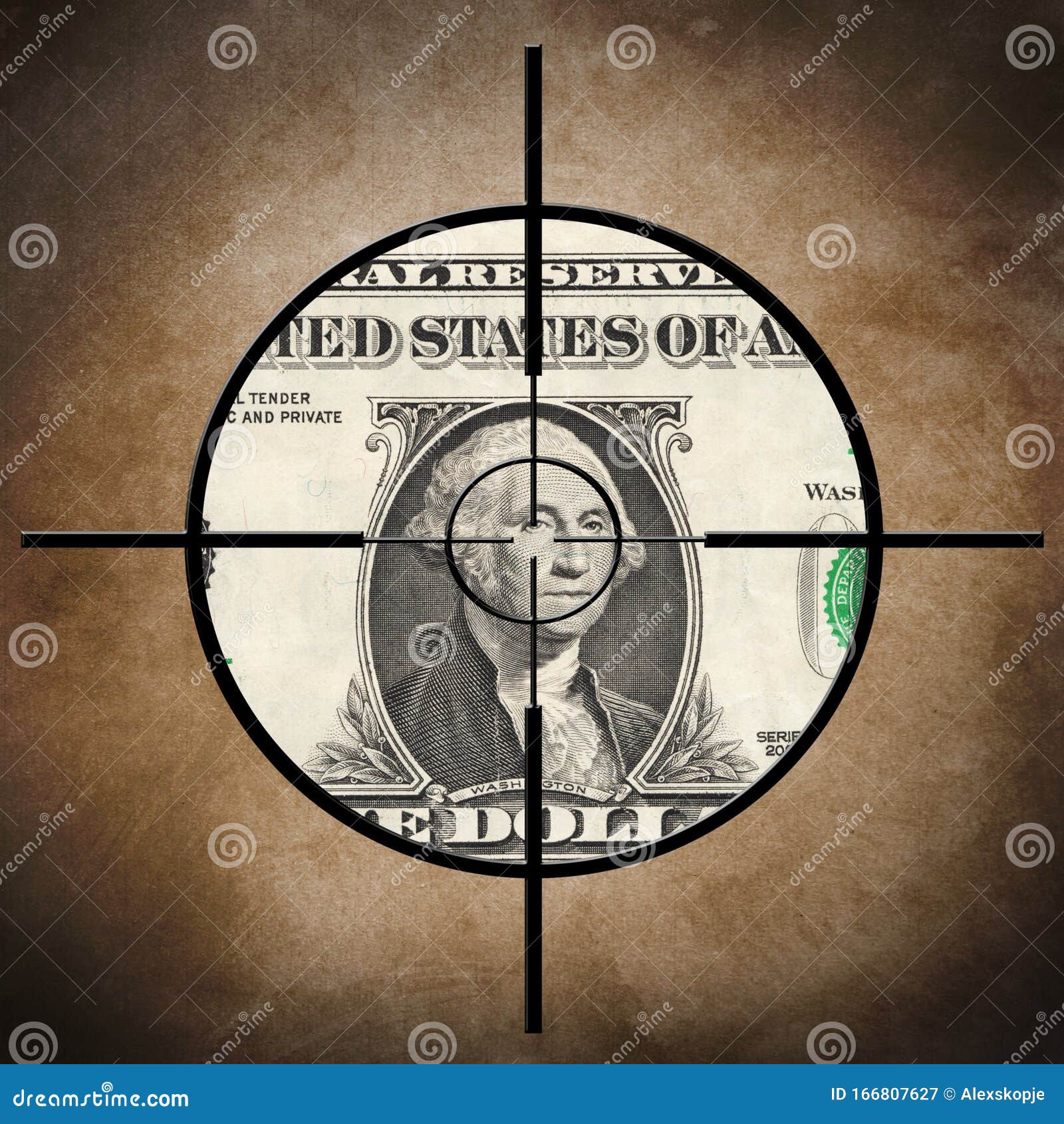 Dollar target concept stock image. Image of competitive - 166807627