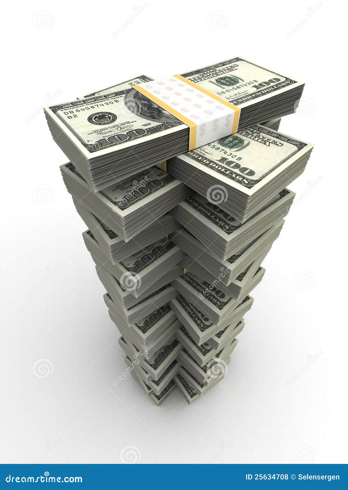 Dollar Tower stock illustration. Illustration of vertical - 25634708