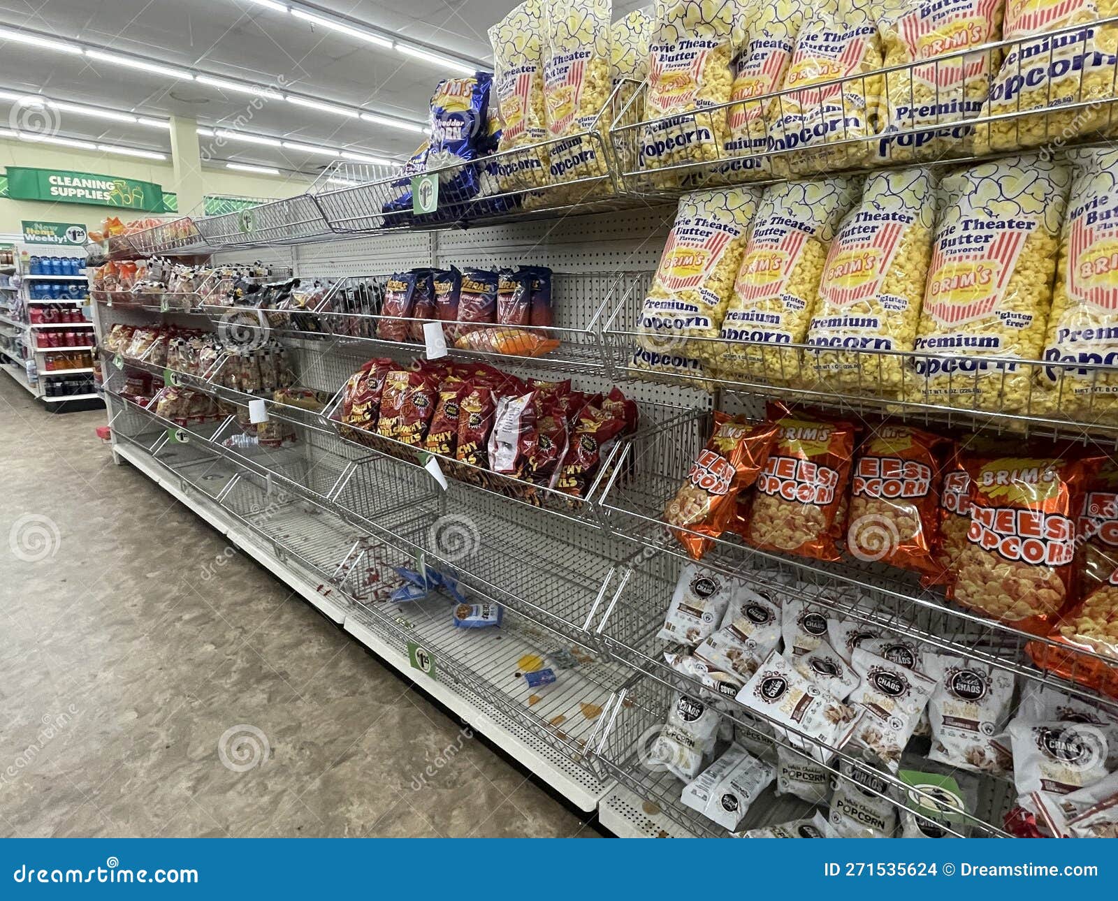Dollar Tree Retail Store Interior Bag Chip Section Editorial Stock ...