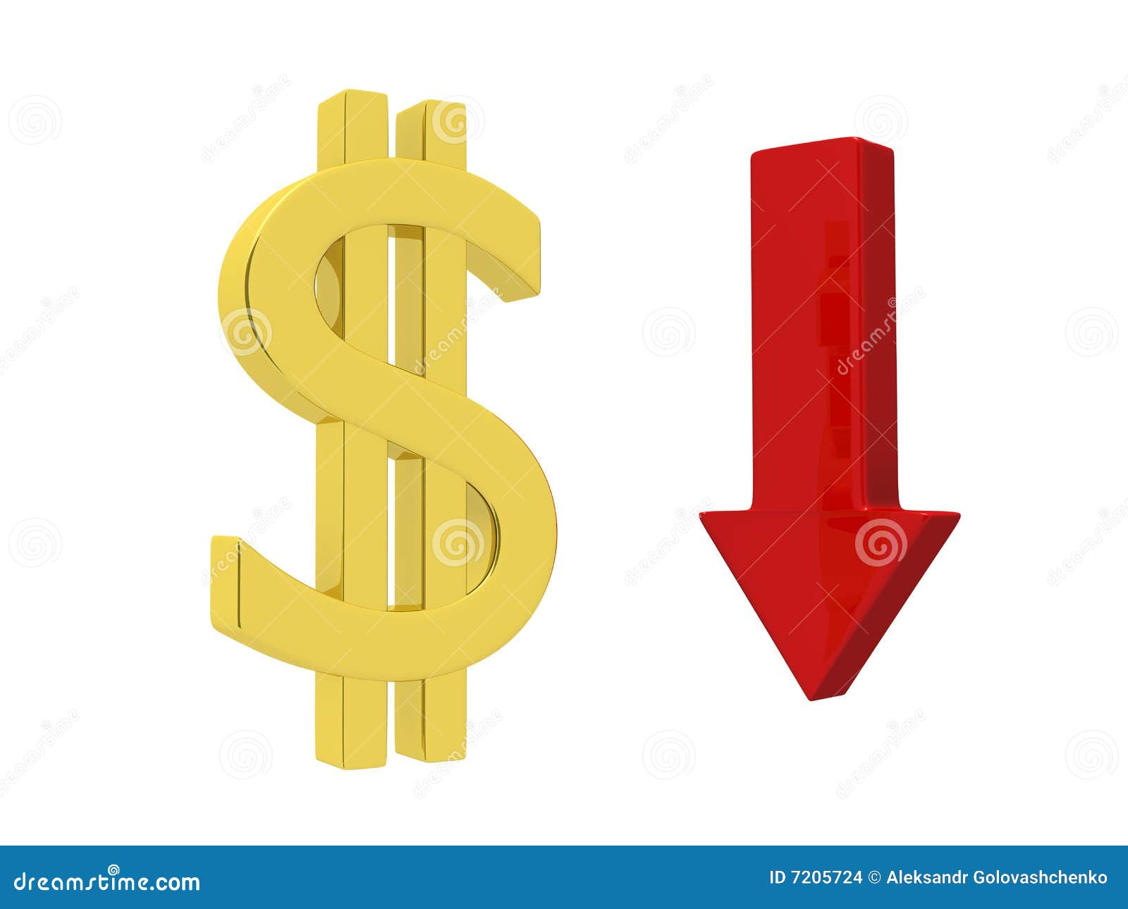 Dollar up stock illustration. Illustration of emblem, shape - 7205724