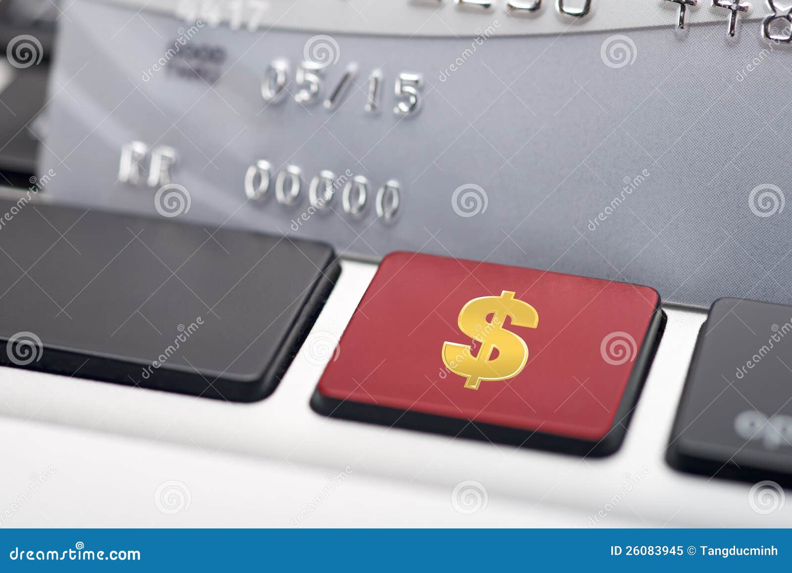 Dollar-Zeichen Auf Tastatur Stockbild - Bild von technologie, markt ...