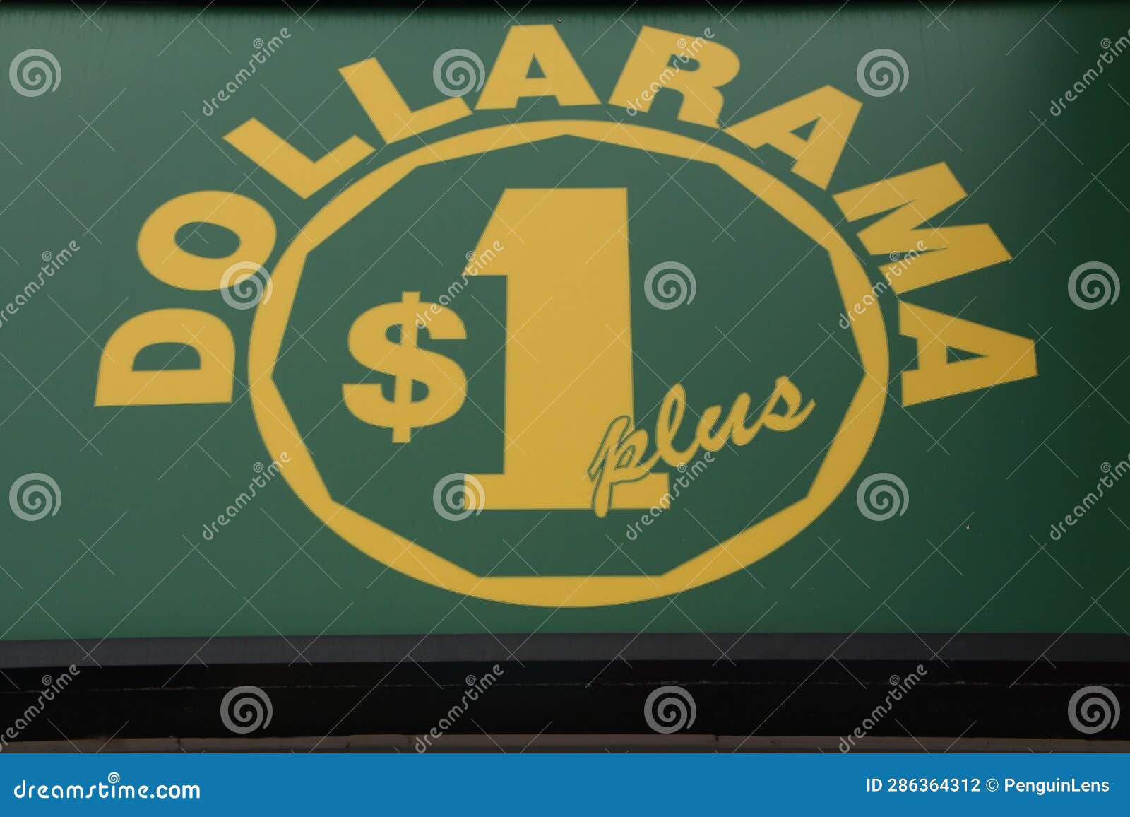 Tor, Canada - July 13, 2023: Dollarama Circle Logo with 1 Dollar ...