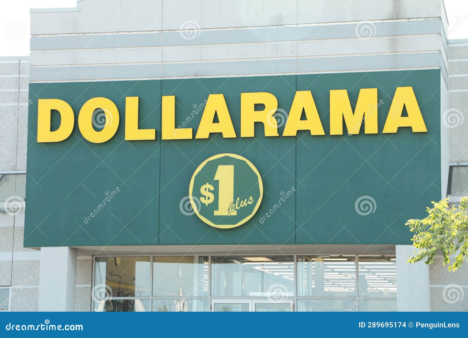 Tor, Canada - August 10, 2023: Dollarama Sign Logo on Front of Store ...