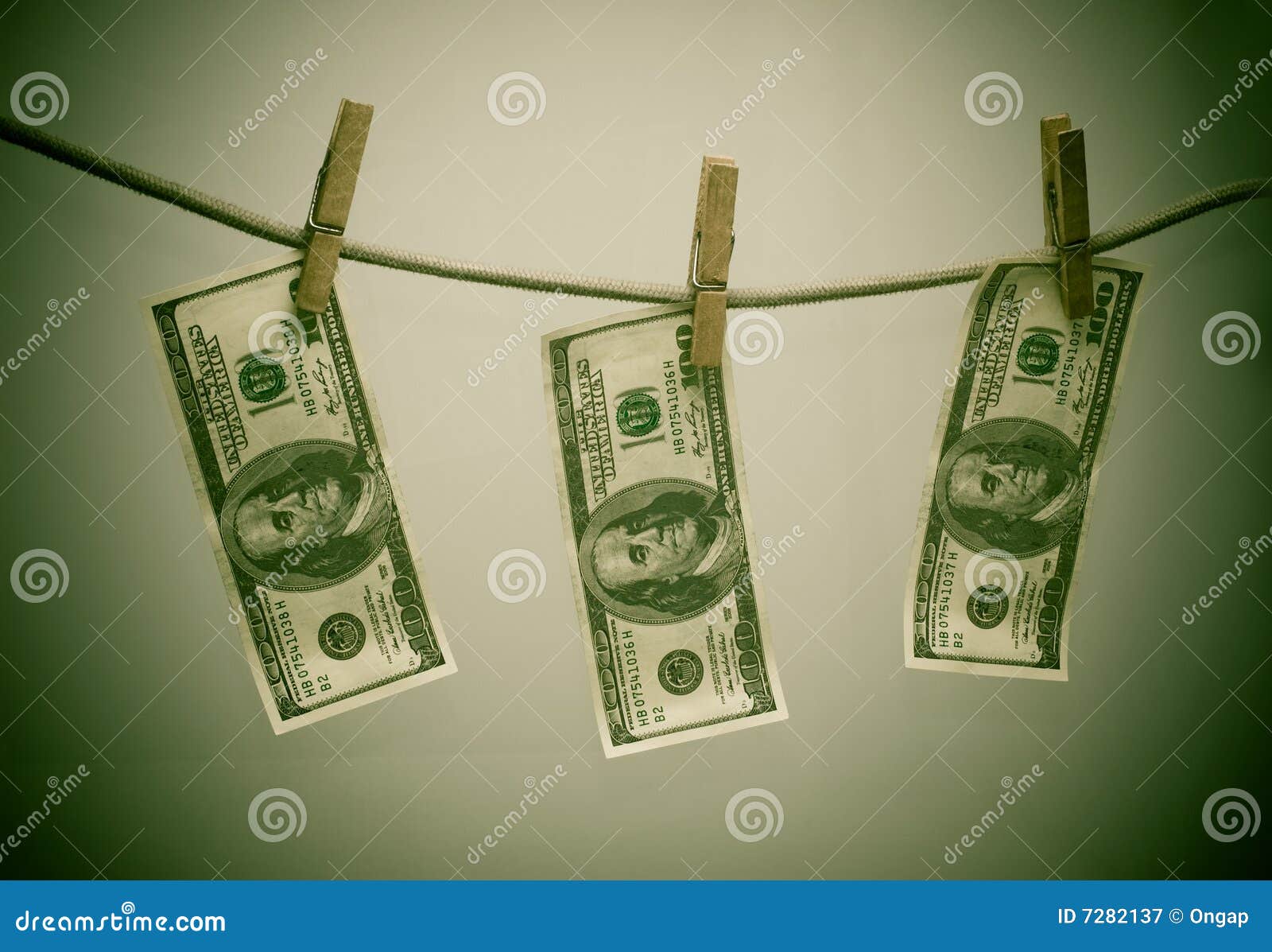 Dollars stock image. Image of business, finance, rope - 7282137