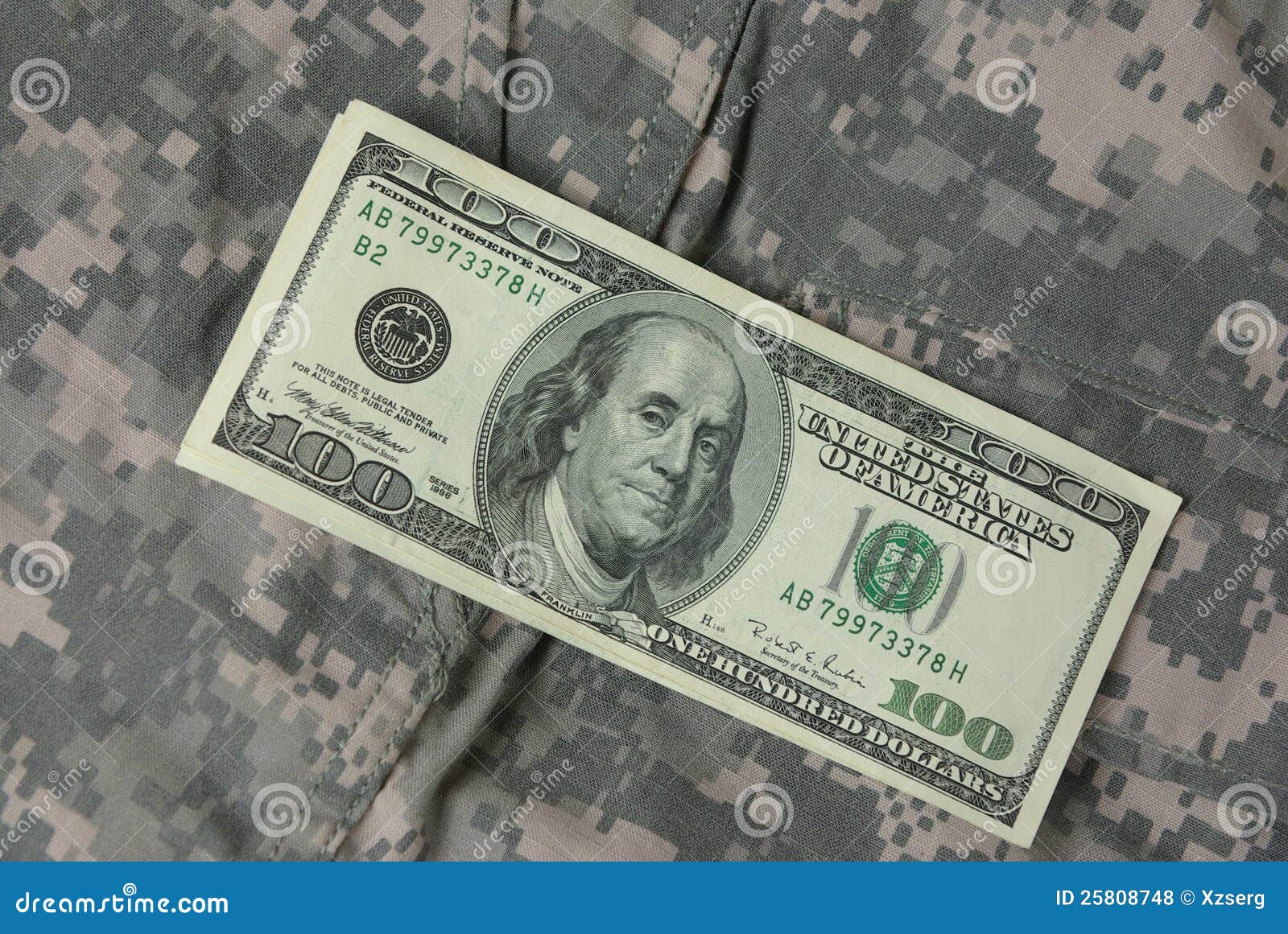 Dollars on army uniform stock photo. Image of finance - 25808748