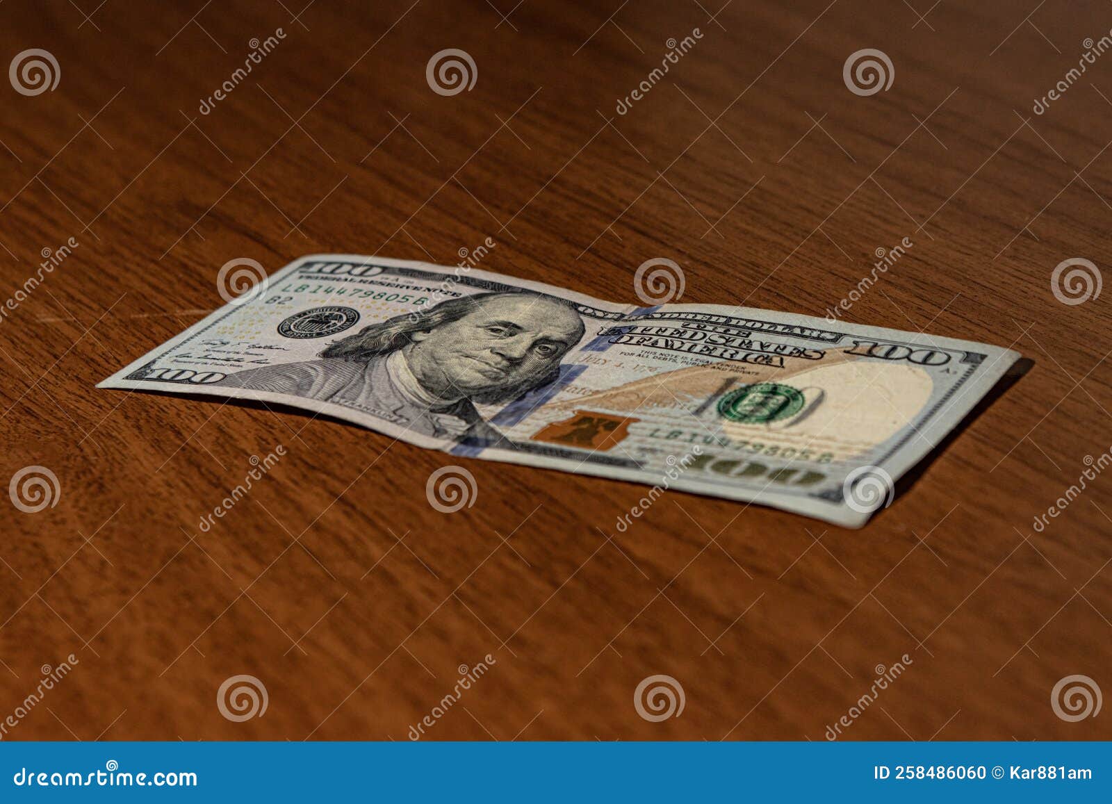 100 Dollars Banknote, Wallpaper Business and Finance Stock Photo ...