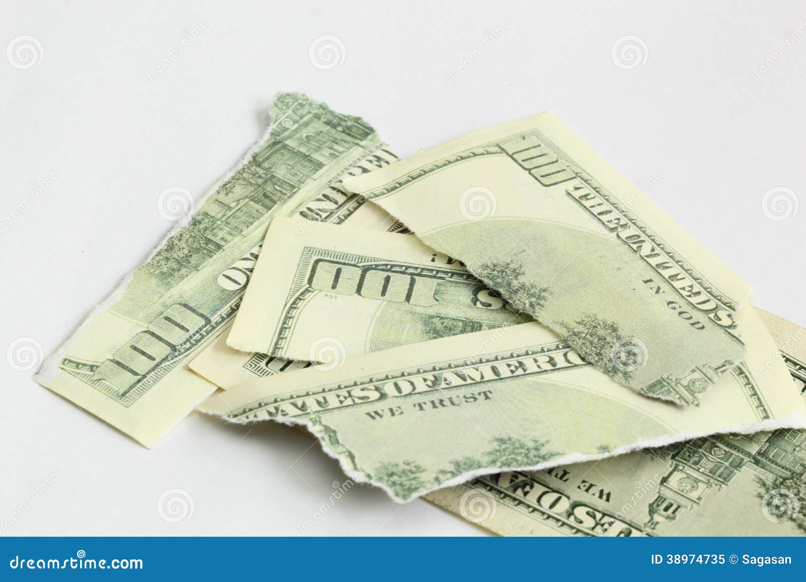 Dollars bill stock image. Image of frame, damaged, finance - 38974735