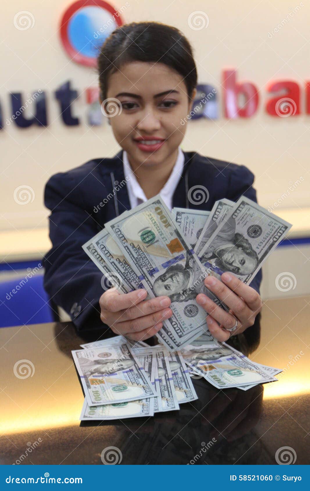 Dollars editorial image. Image of solo, java, indonesia - 58521060