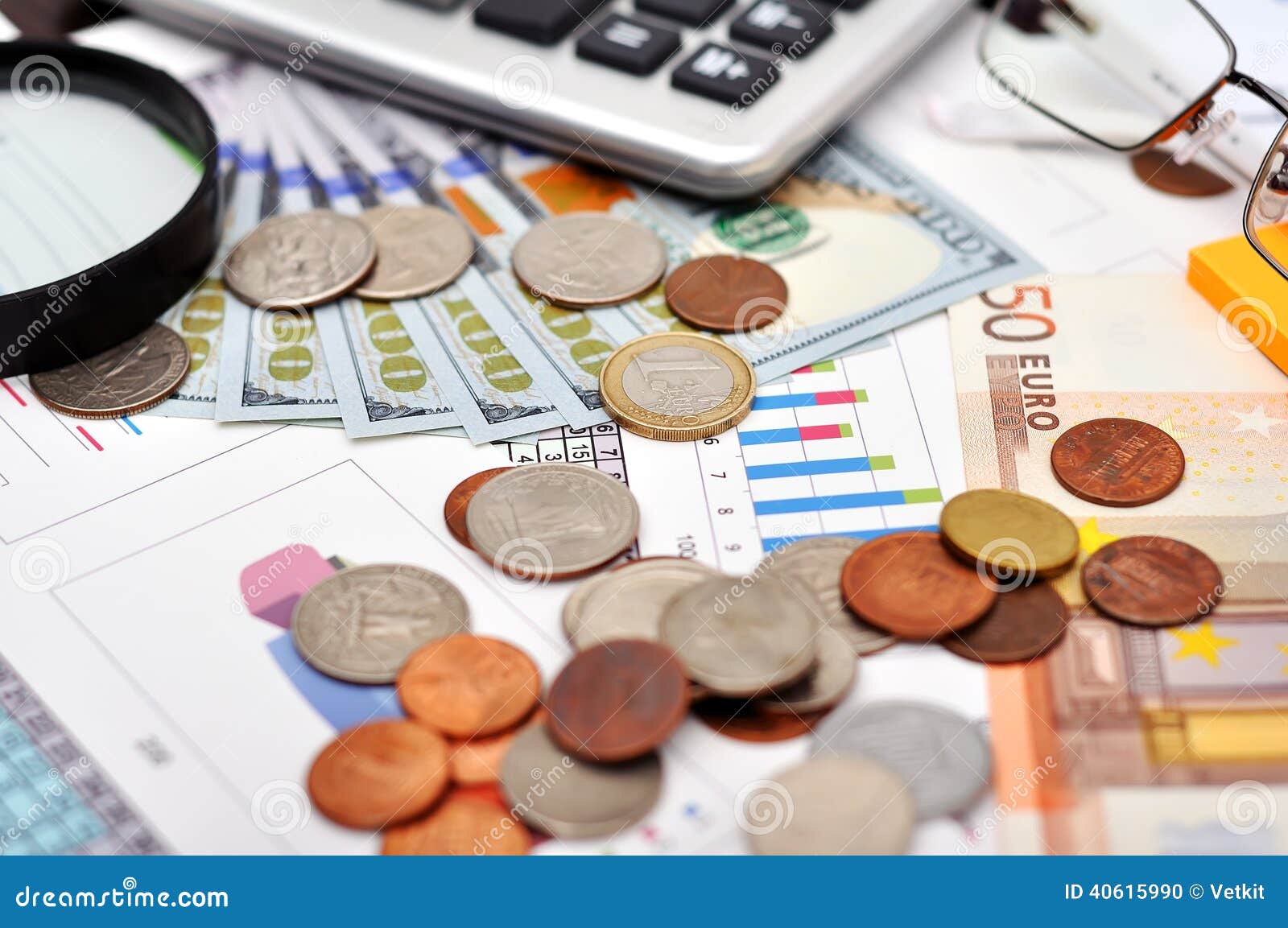 Dollars and cent stock photo. Image of chart, cent, asset - 40615990