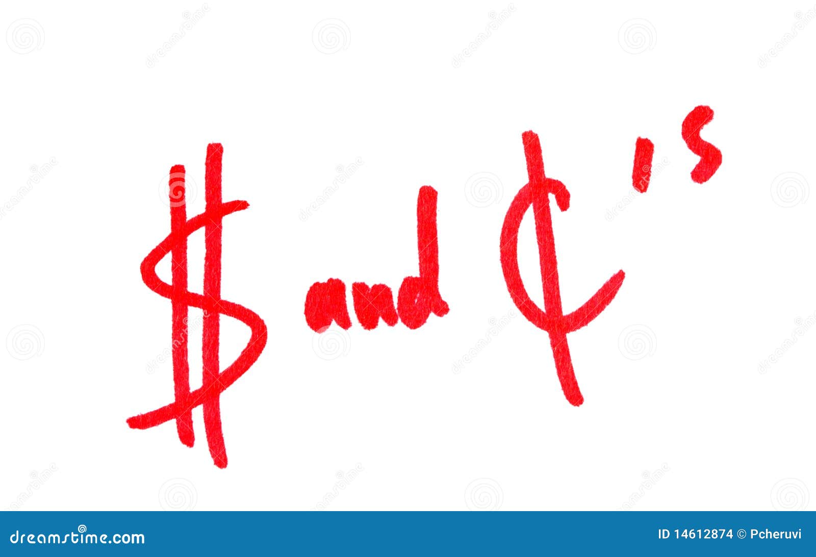 Dollars and Cents stock illustration. Illustration of finance - 14612874
