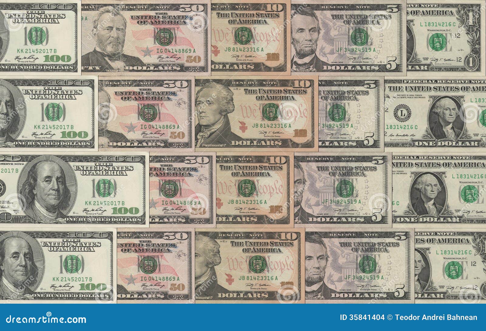 Dollars collection stock photo. Image of paper, monetary - 35841404