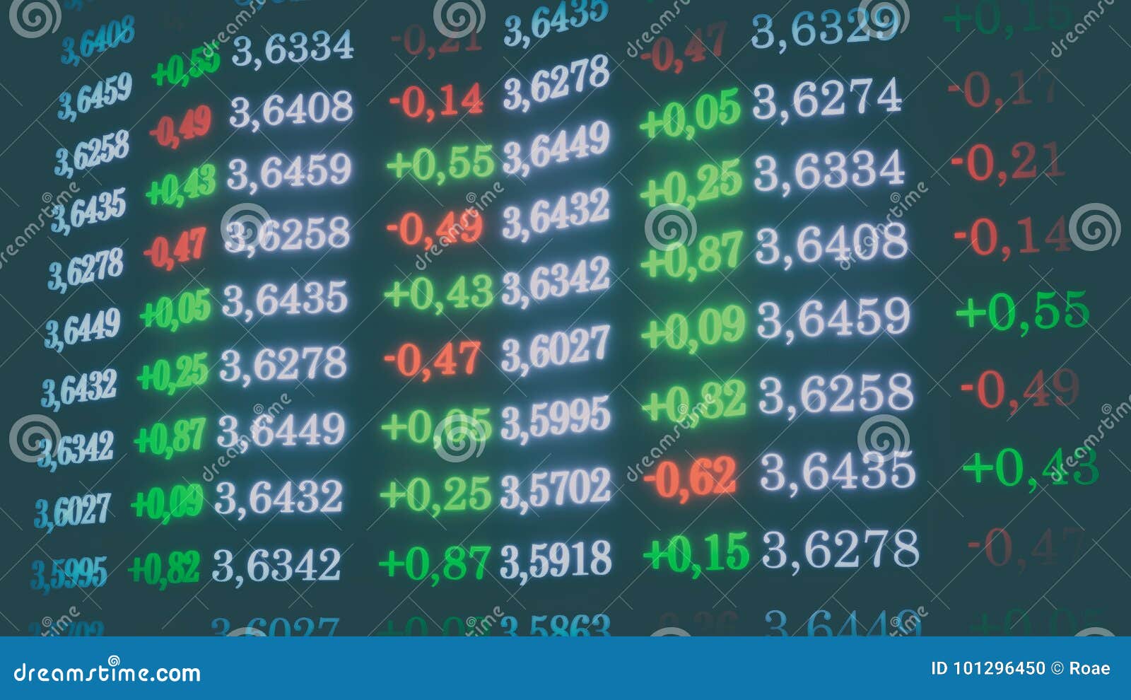 Dollars Exchange Rate 3d Illustration Stock Illustration - Illustration ...