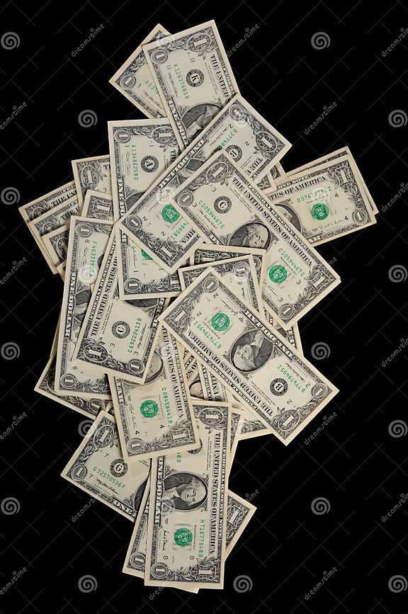 Dollars falling down stock photo. Image of cent, commerce - 13642206