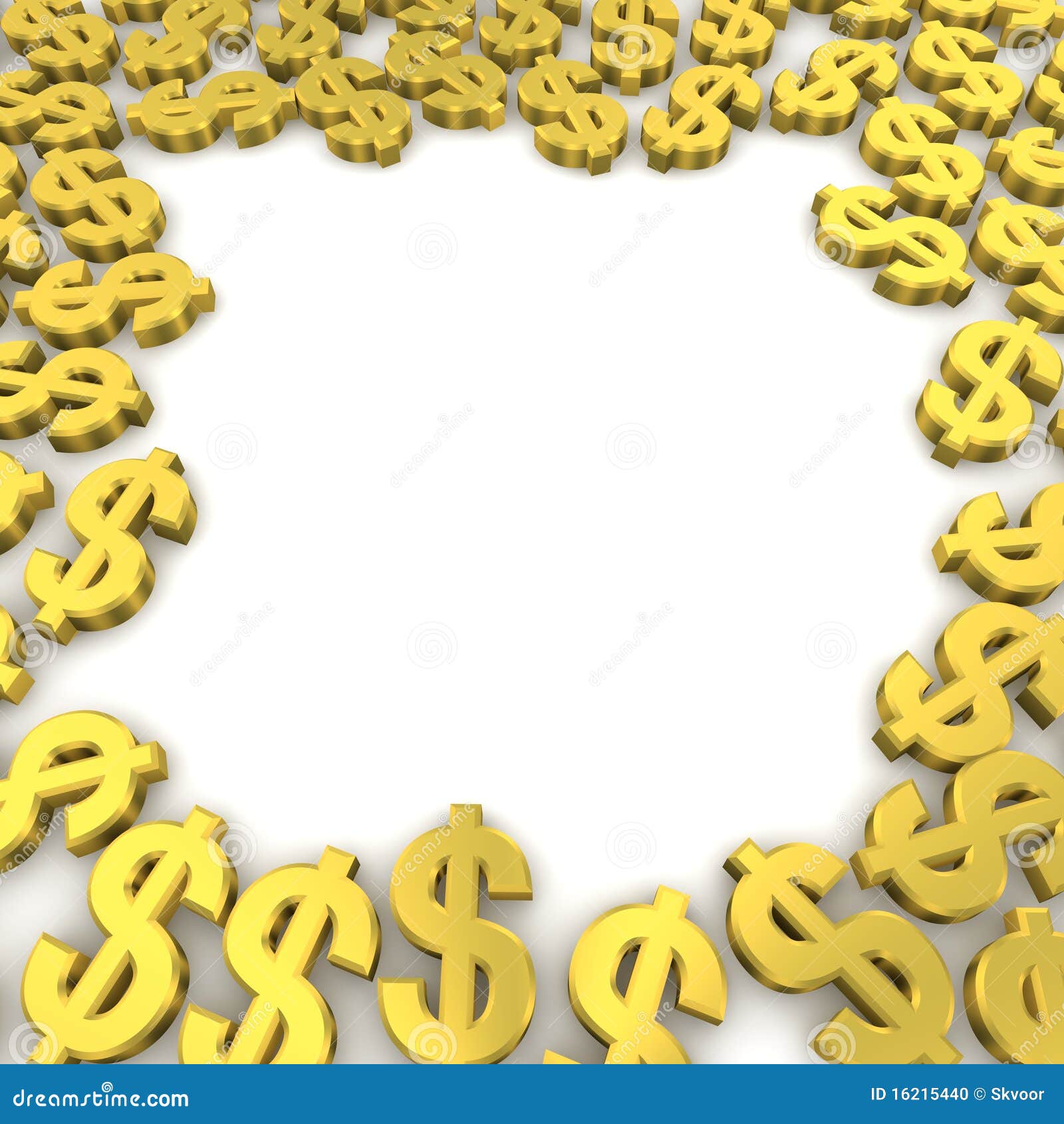 Dollars frame stock illustration. Illustration of earnings - 16215440