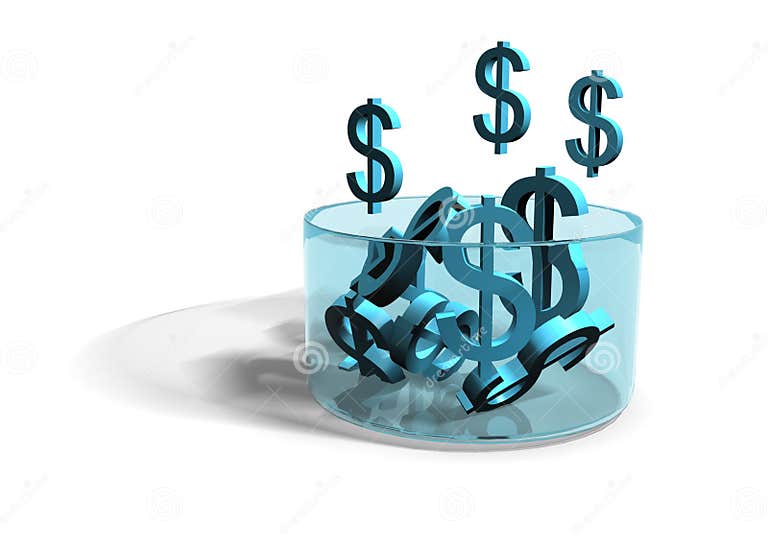 Dollars - Growing Income stock illustration. Illustration of money - 67390