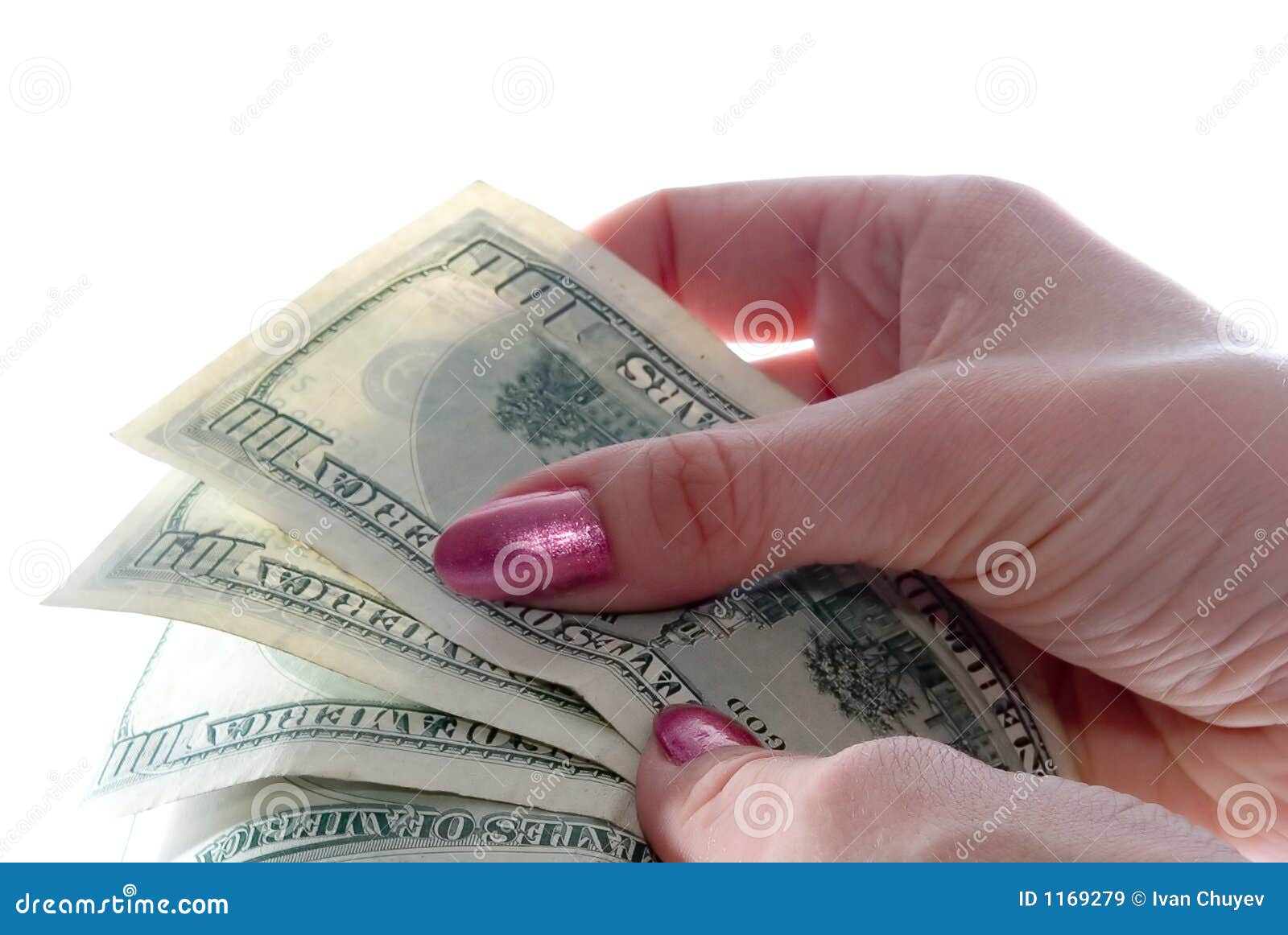 Dollars in hands stock image. Image of finance, wealth - 1169279