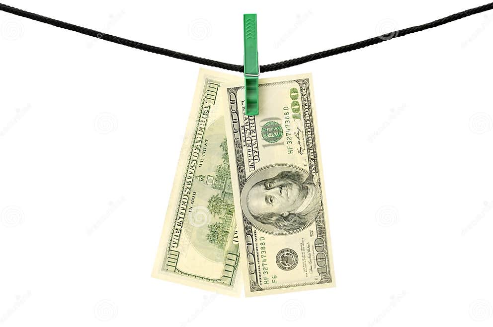 Dollars Hanging on a String Stock Photo - Image of charity, earnings ...